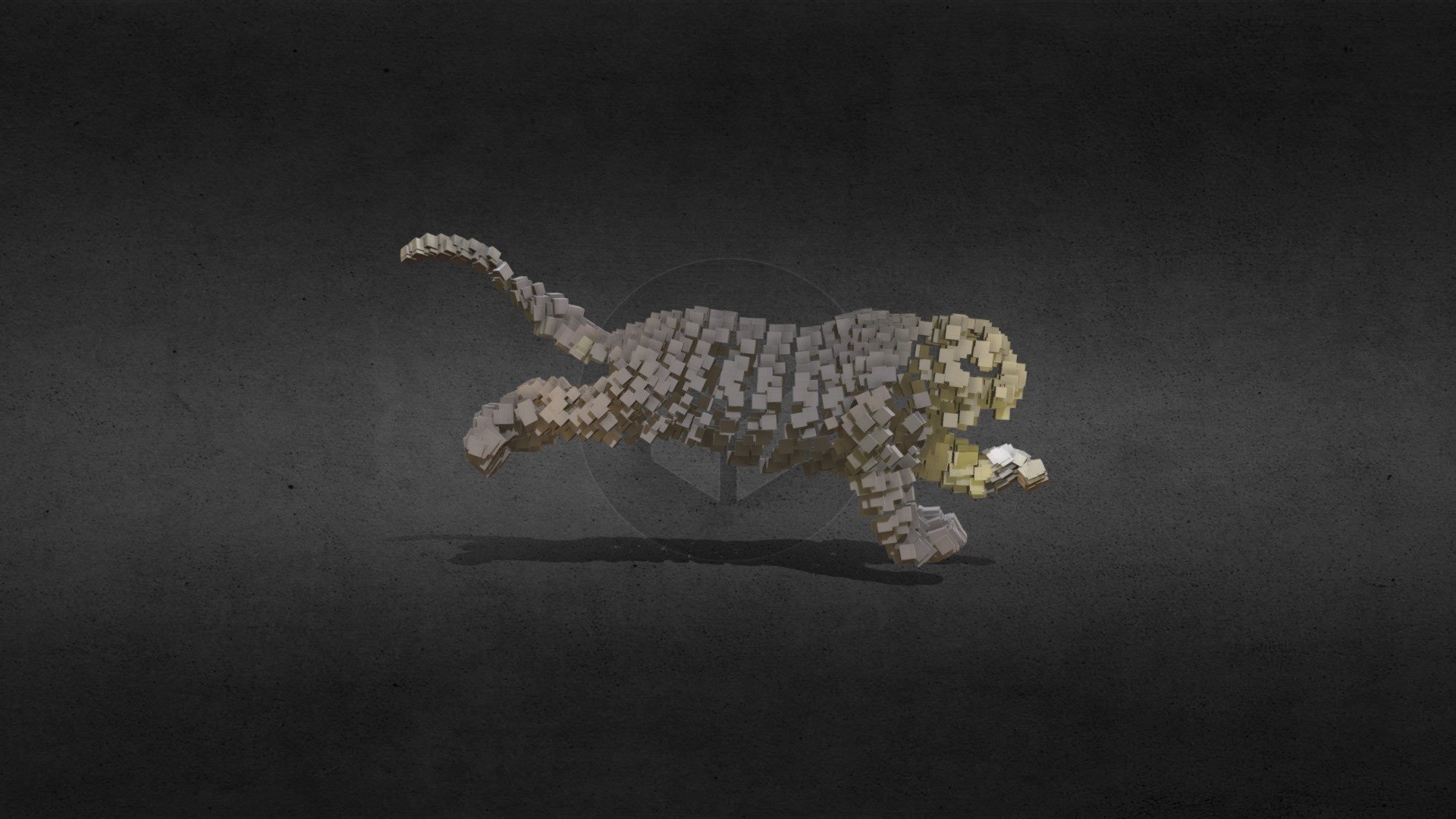 Cube lion run animation - Buy Royalty Free 3D model by endike [738839c ...