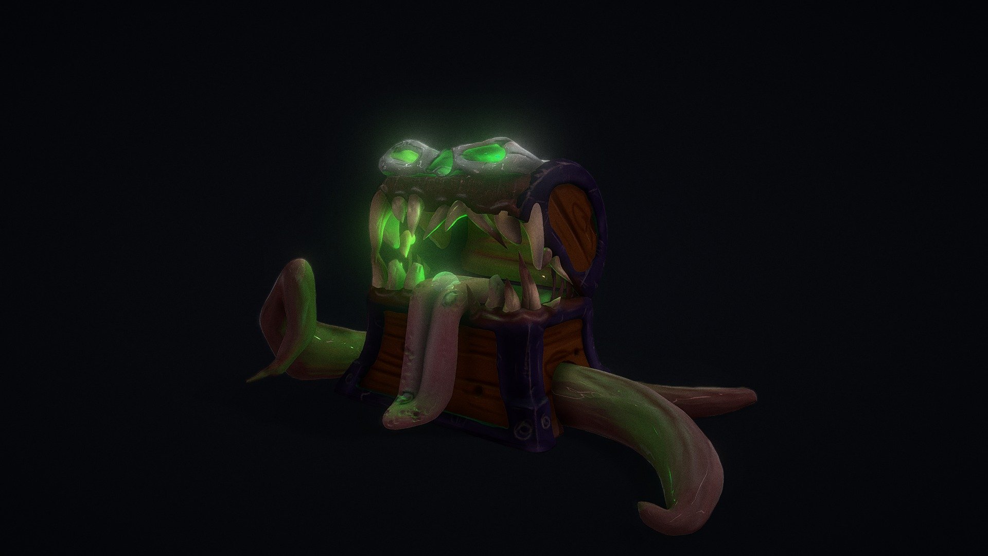 Monster chest - 3D model by Manogna S (@manogna) [7389236] - Sketchfab