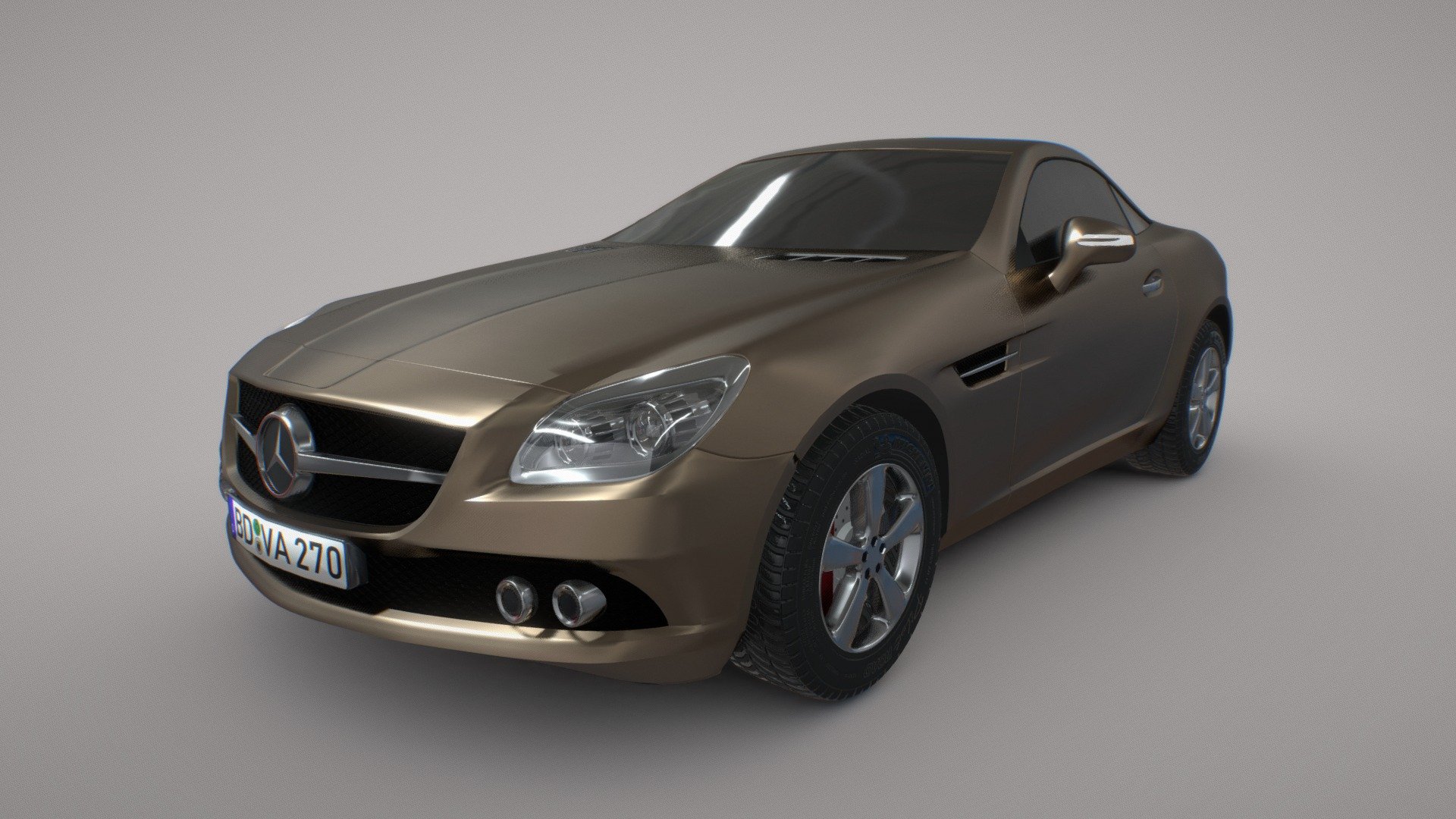 Mercedes Benz SLK - 3D model by Nik_0 [7389cf0] - Sketchfab