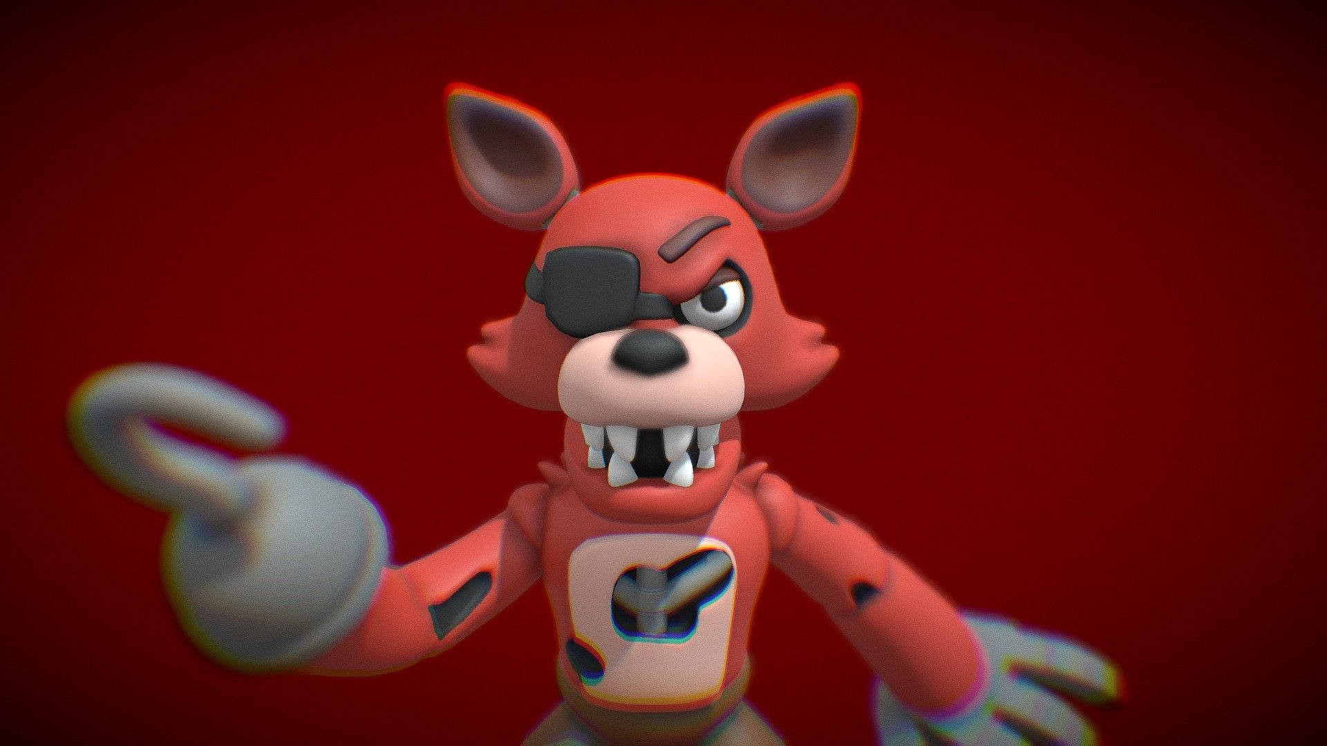 Foxy - Download Free 3D model by royalroyaltymodel112 [738a019] - Sketchfab