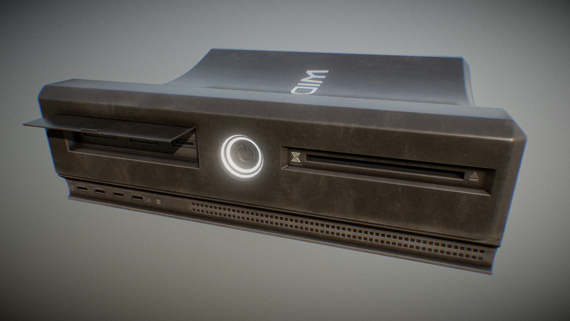 Gaming Console - Download Free 3D model by Console Art Cybernetic ...