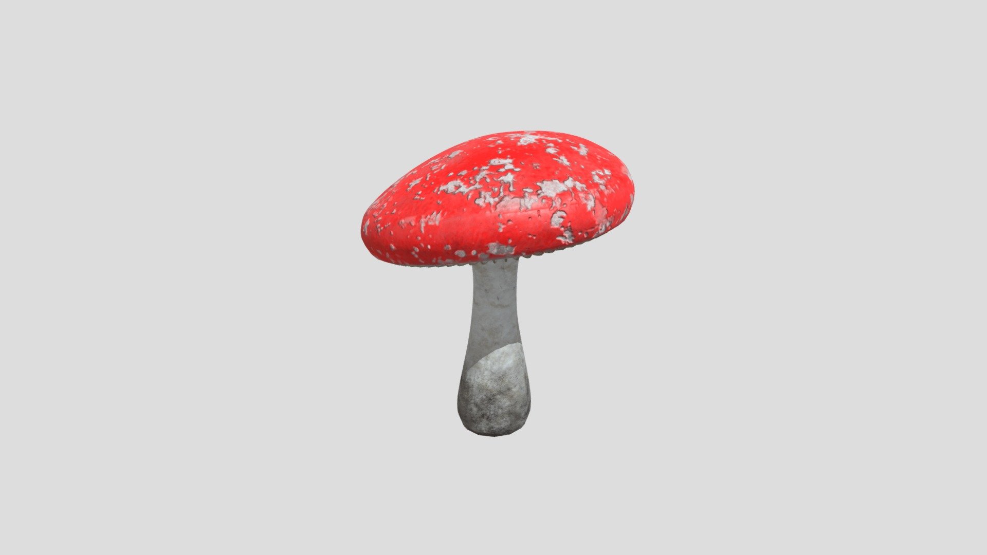 Fantasy Red Mushroom with 4K Textures - Buy Royalty Free 3D model by ...