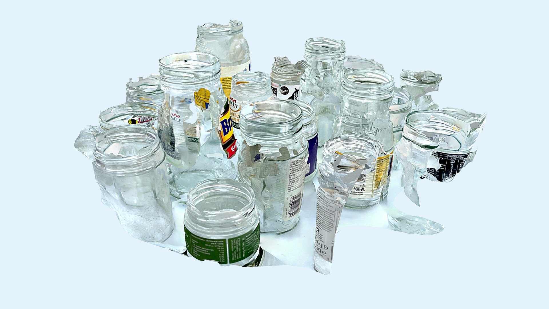 Photogrammetry of 15jam jars - 3D model by Florian Stephens ...