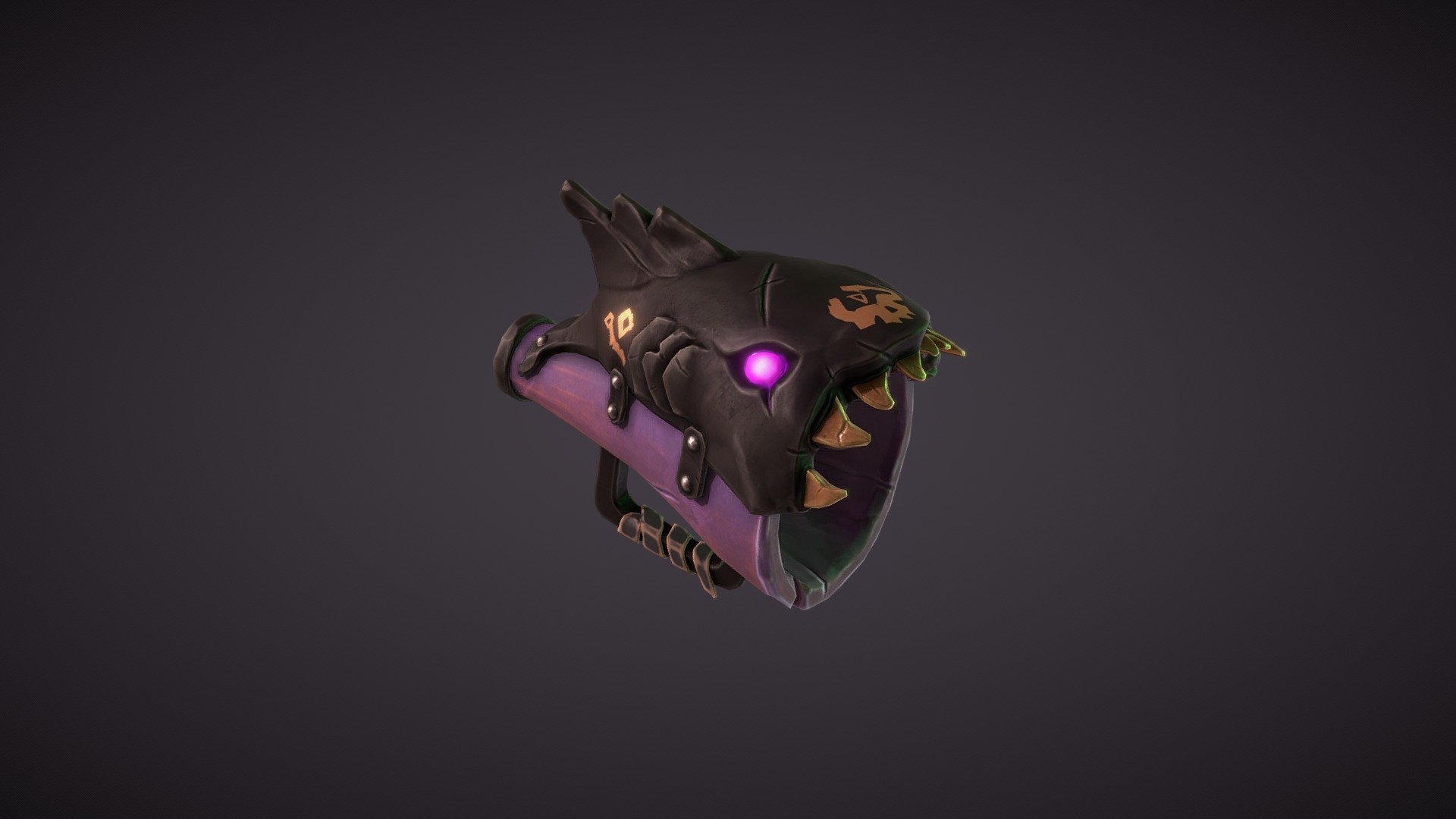 Stylized Speaking Trumpet - Dark Skin - 3D model by David Förster ...
