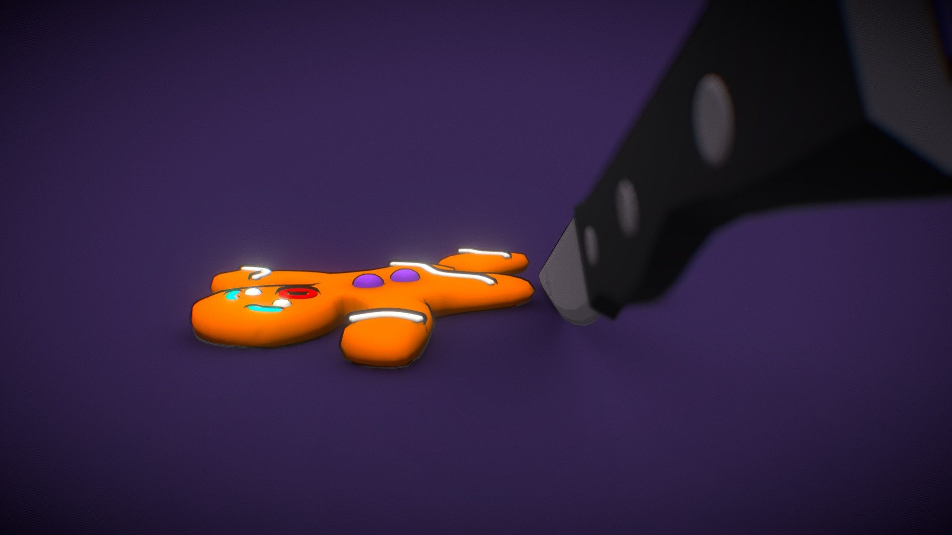 3December-Gingerbread #11 | Sweet Agony - 3D model by AleX ...