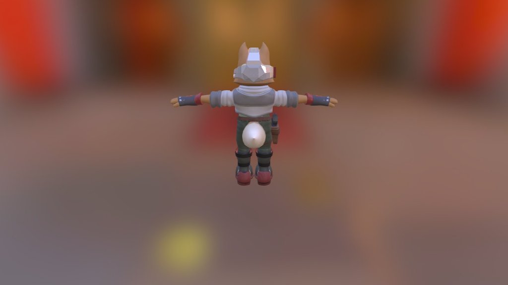 Fox - 3D model by Kristoffer Stokkerud (@krispod) [73911b7] - Sketchfab