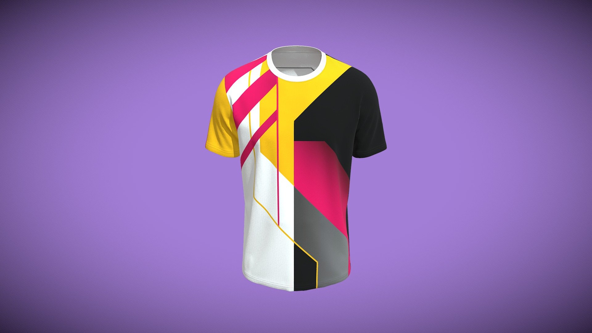 Mens Sporty Short Sleeve Round Neck T Shirt Buy Royalty Free 3d