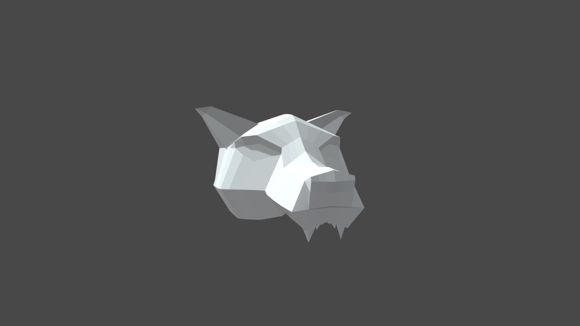 Wolf Head asset for game project - 3D model by Joseph Shanley (@Joeker ...