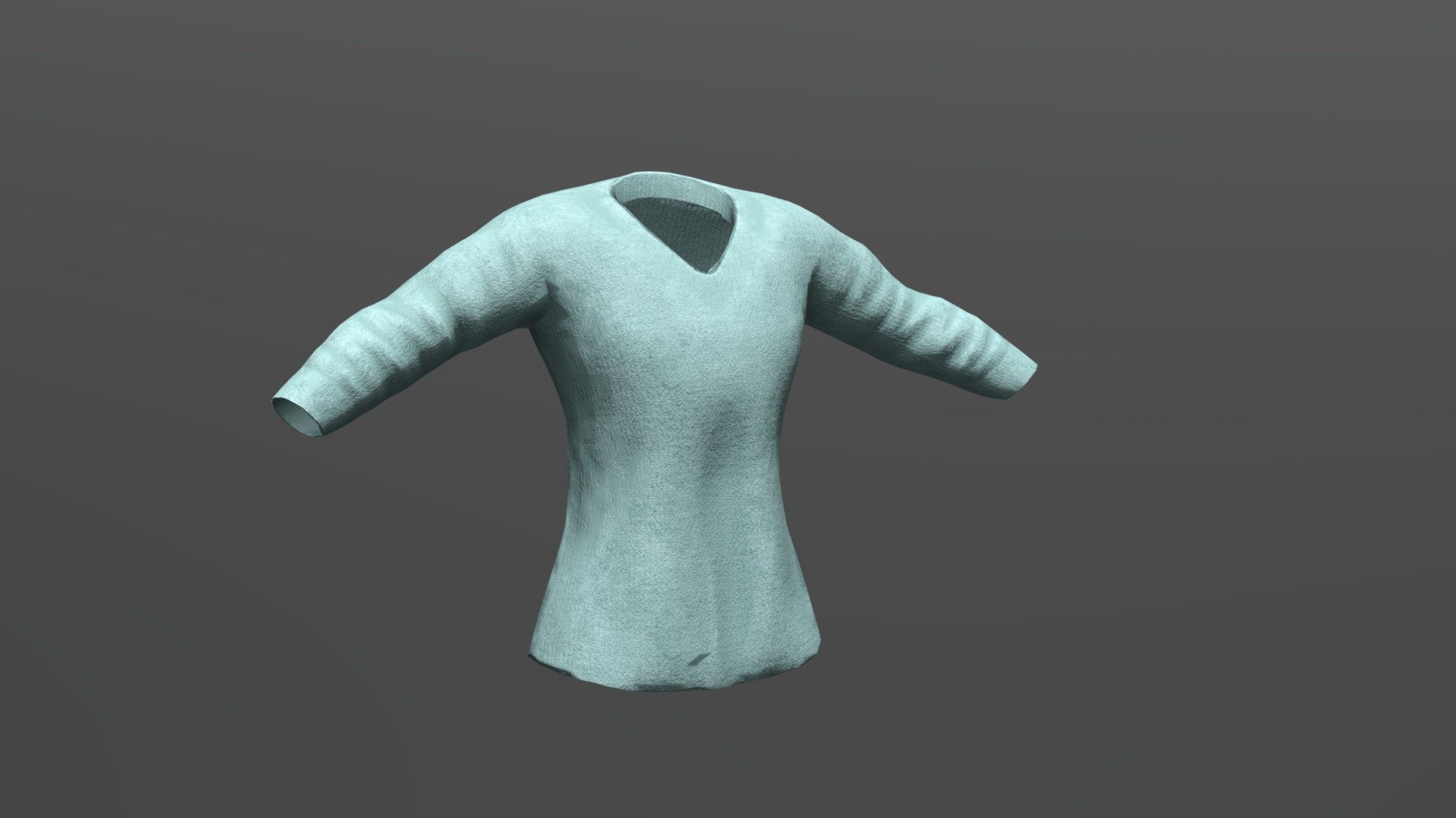 V-Neck Sweater - 3D model by JessicaElejarde [7392d6c] - Sketchfab