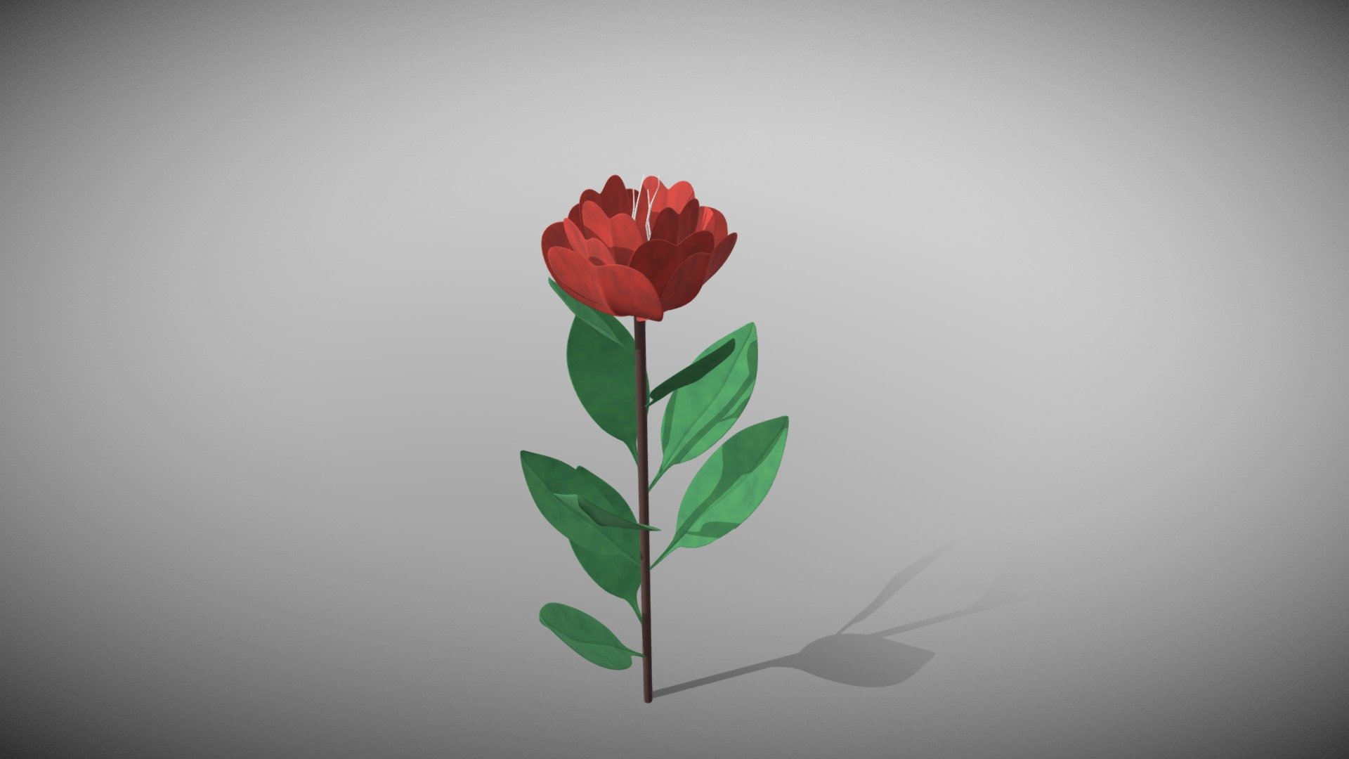 Red Rose - Download Free 3D model by AnnPiskacov (@AndreaPiskacova ...