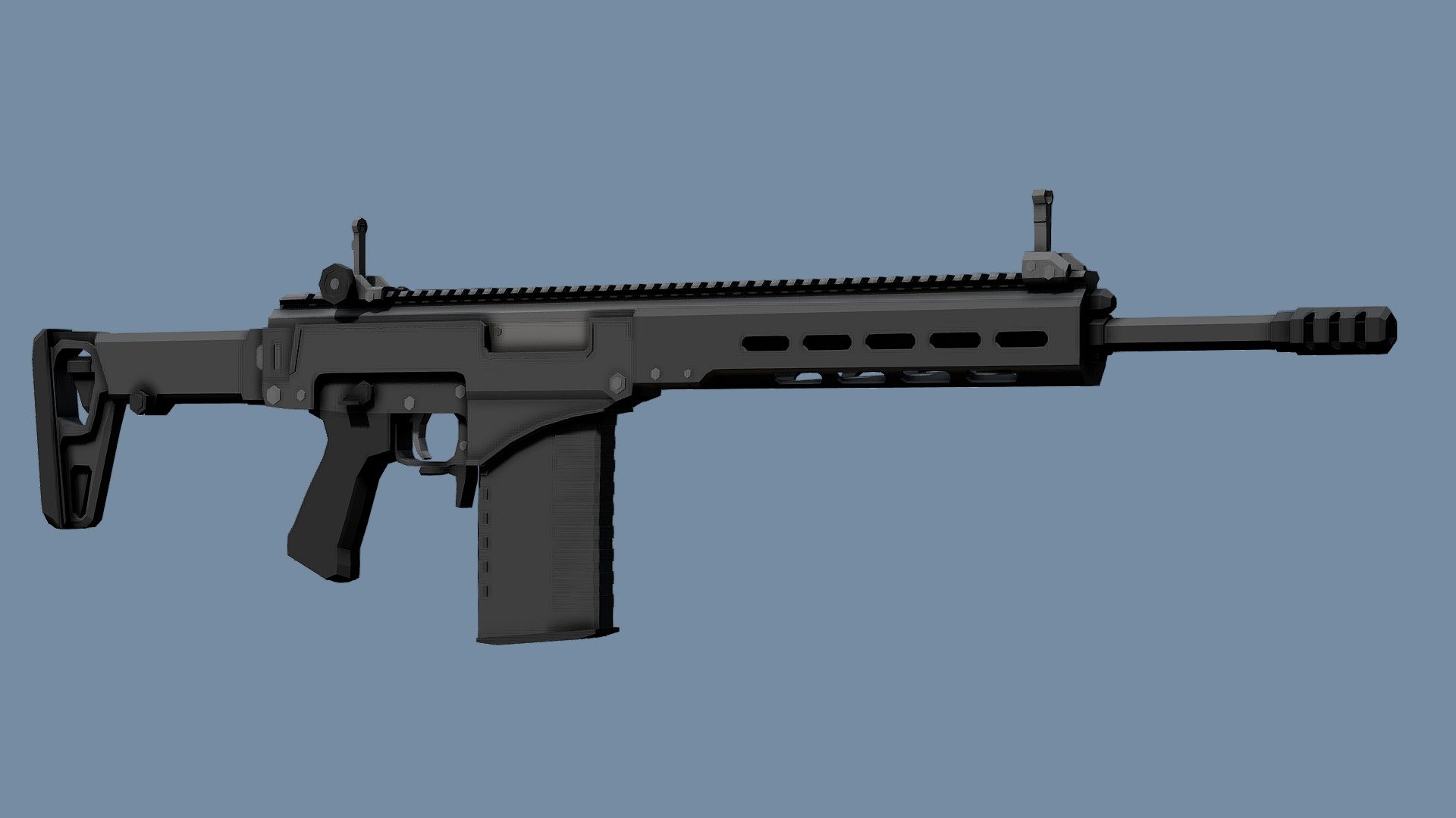 Low-Poly SVCh 308 - Download Free 3D model by TastyTony [739390f] - Sketchfab