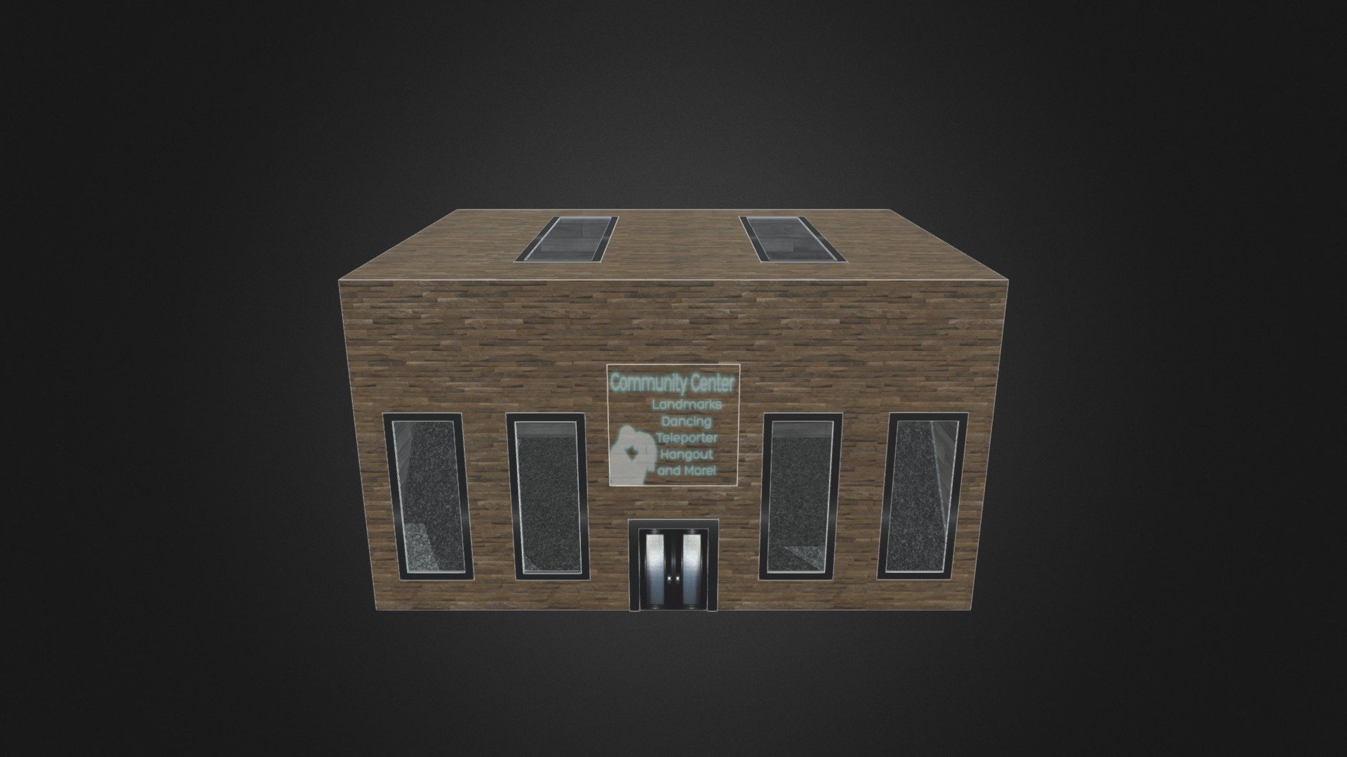 Community Center - Download Free 3D model by shirlanne [73944d9 ...