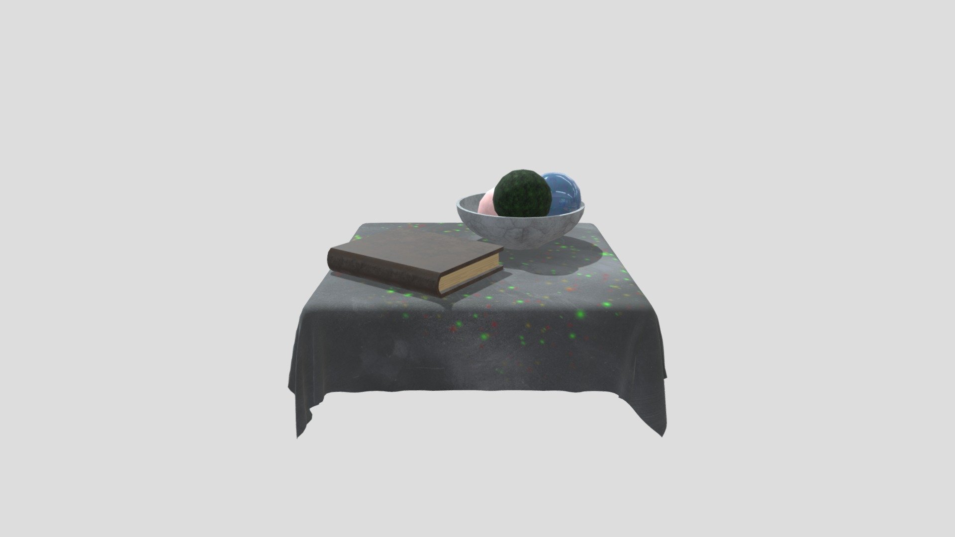 Artist Table Still Life - 3D model by krwyno [7396f9a] - Sketchfab