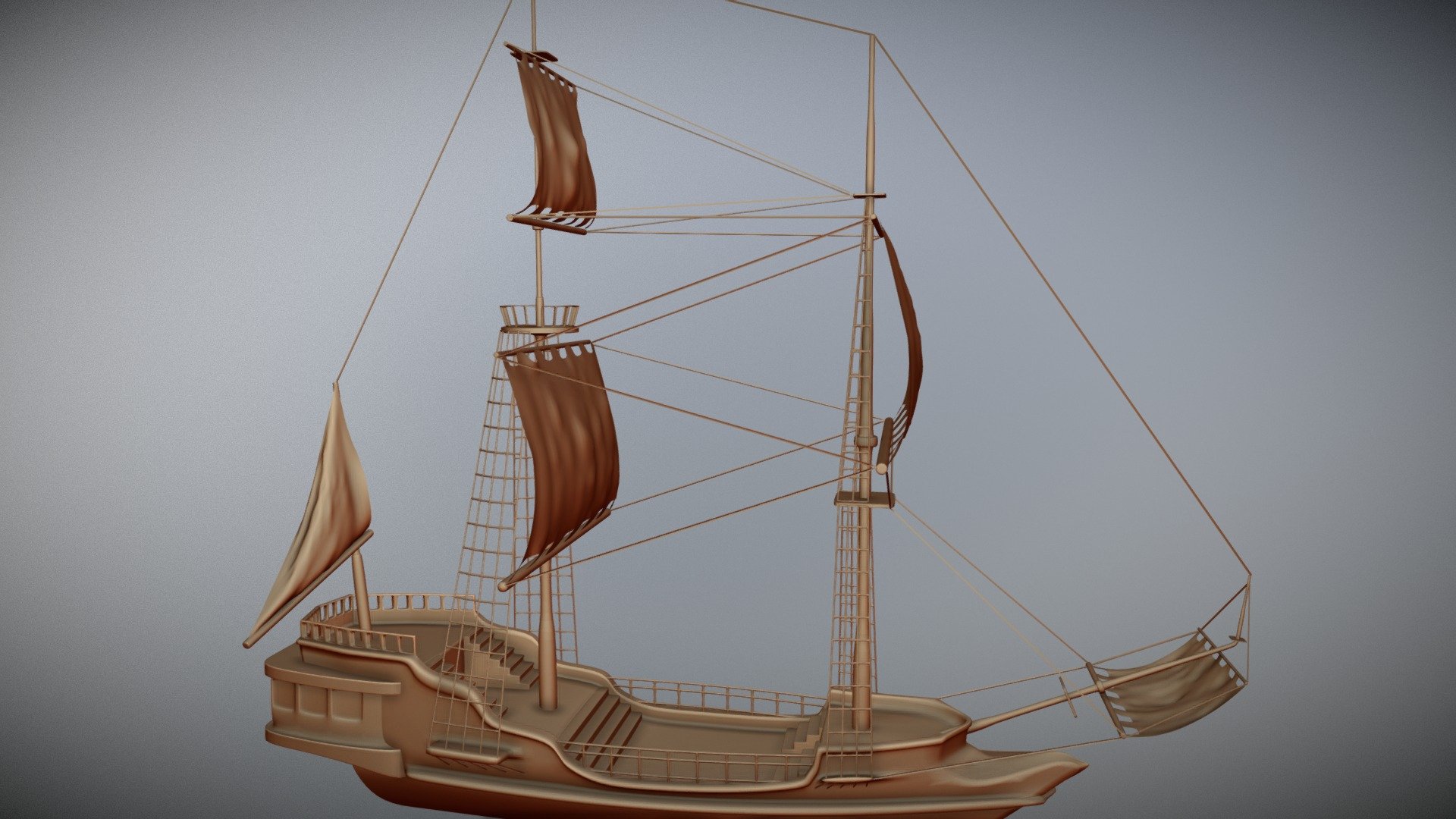 Ship - 3D model by Zymosis [739722f] - Sketchfab
