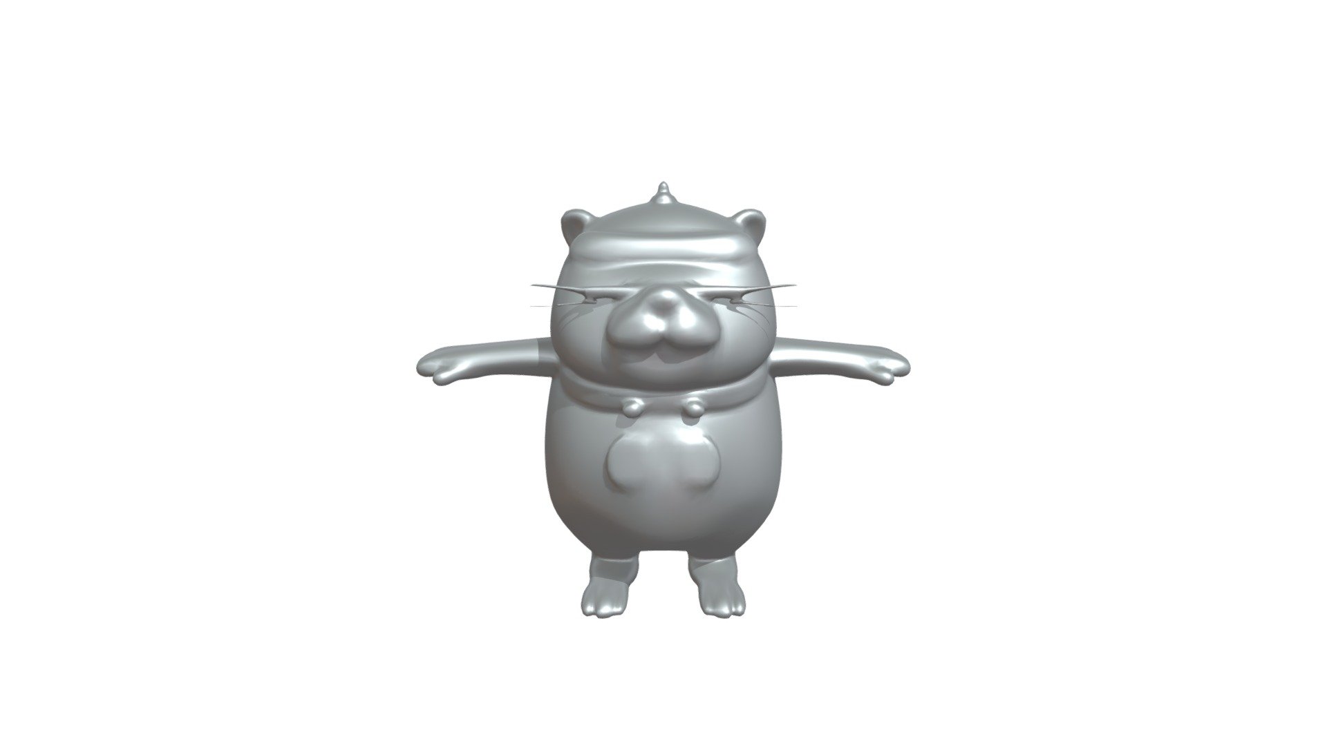 Superhero beaver character wearing mask and cap - 3D model by holdtthik ...