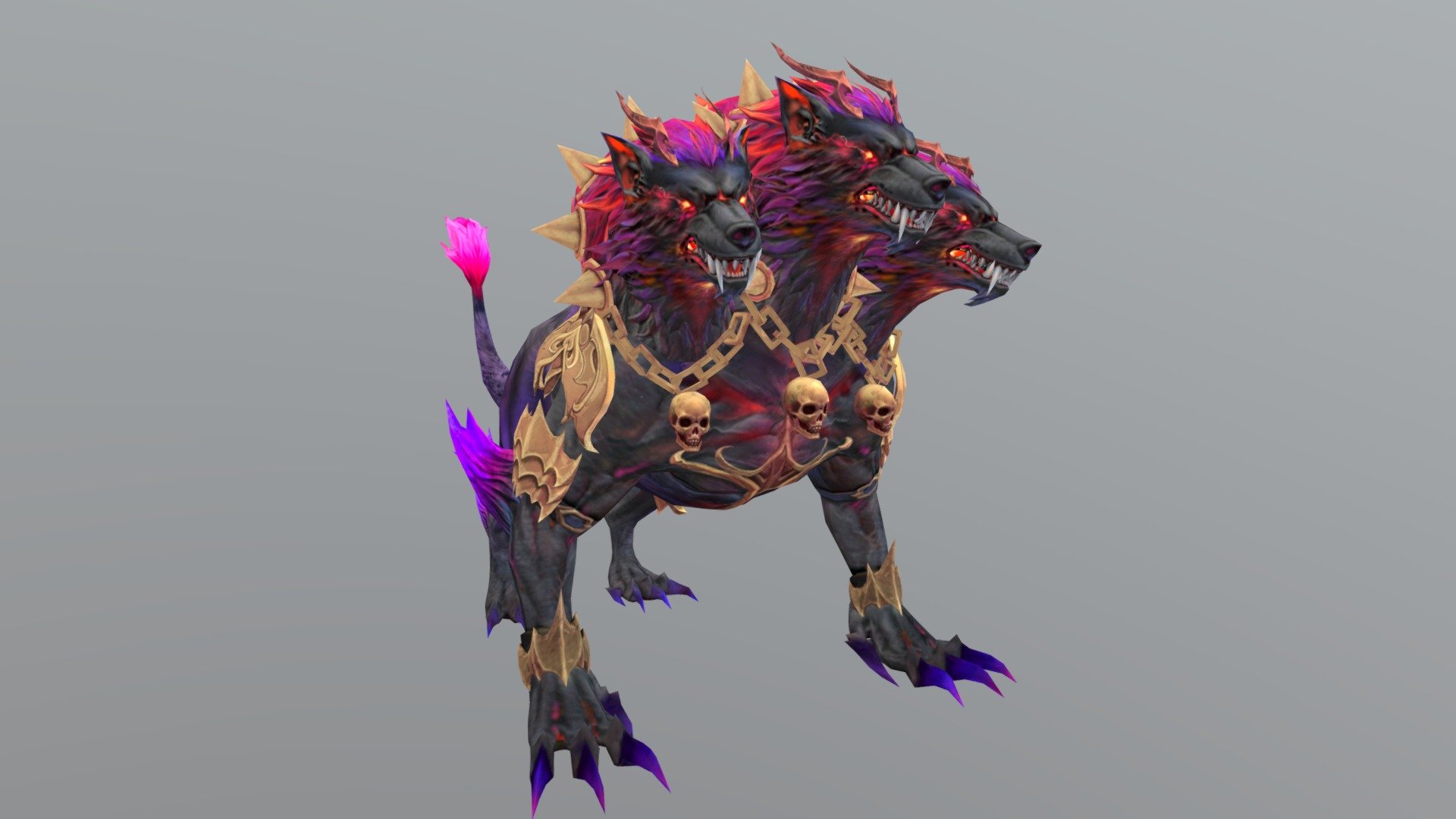 Three-headed Beast - Download Free 3D model by Chenchanchong [739953b ...