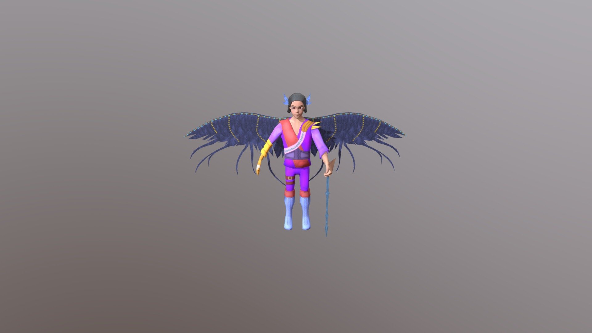 Raven Character - 3D model by sofisof16 [739a993] - Sketchfab