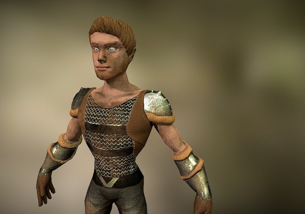Medieval character - 3D model by Kitiss [739f232] - Sketchfab