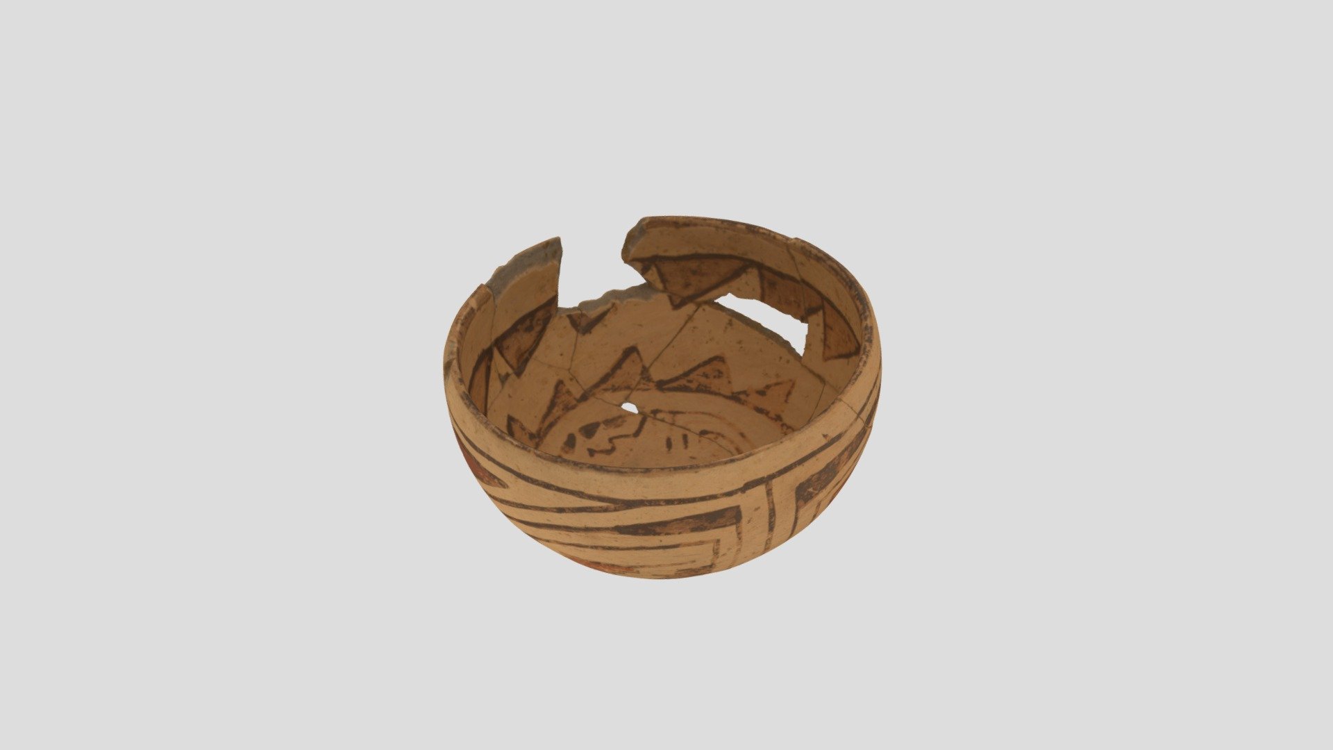 Bowl, Ramos Polychrome - 3D model by Museum of Texas Tech University ...