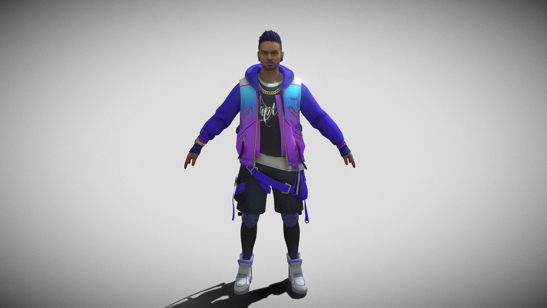 Free Fire - Trap Rap Fire Pass Bundel - Download Free 3D model by Amare ...