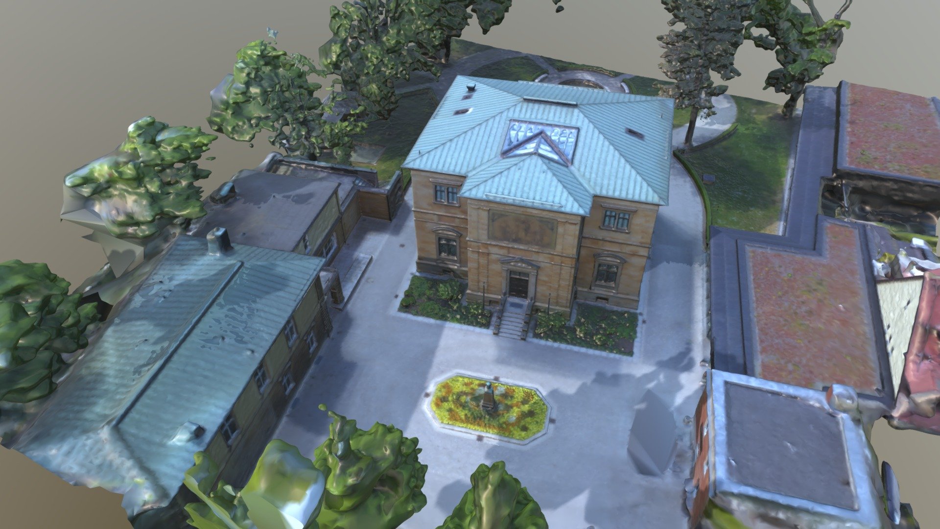 Haus Wahnfried - 3D model by etage-music [73a6b25] - Sketchfab