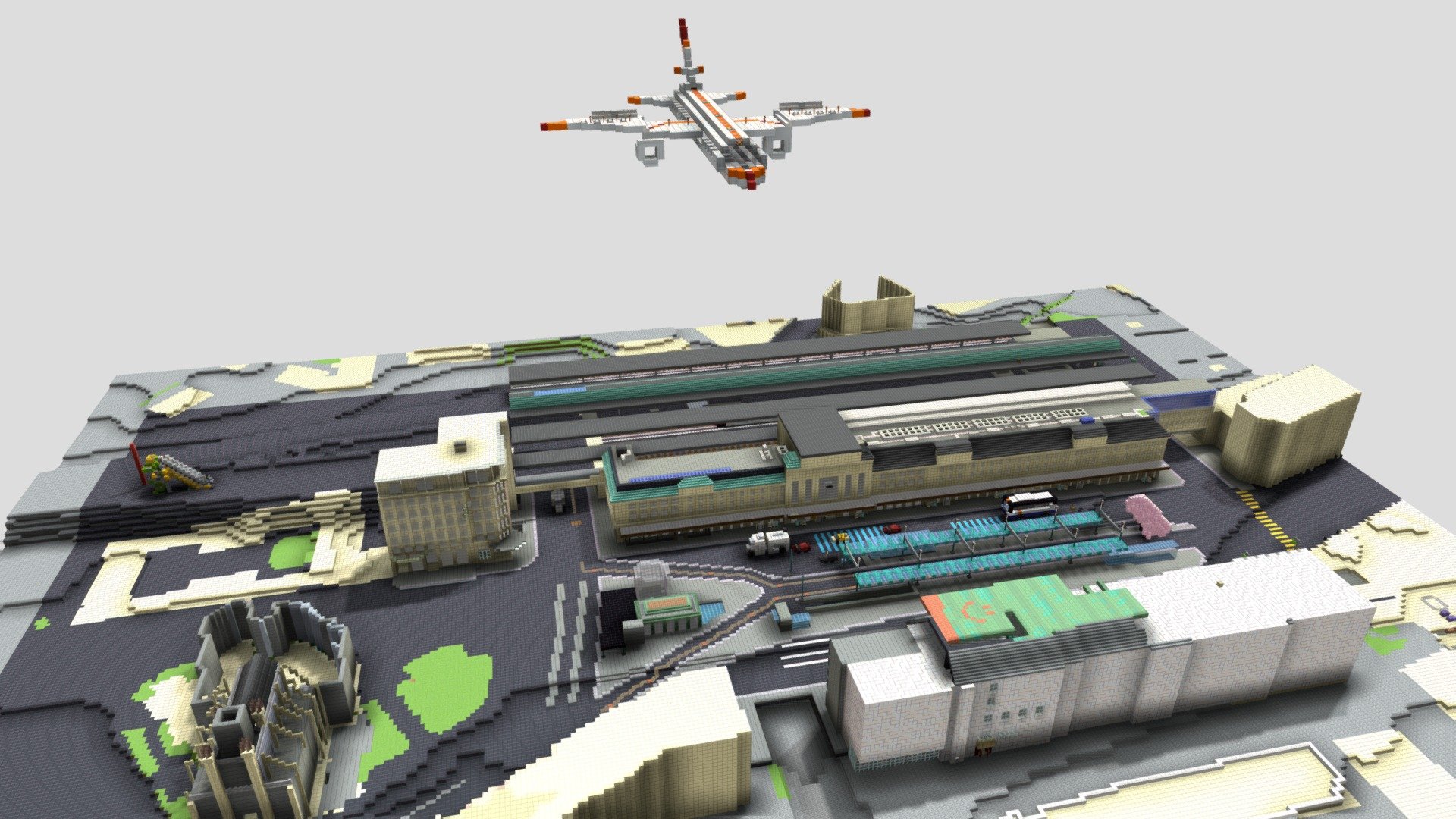 Genève dans Minecraft par noetic - 3D model by Lesa.teliers ...