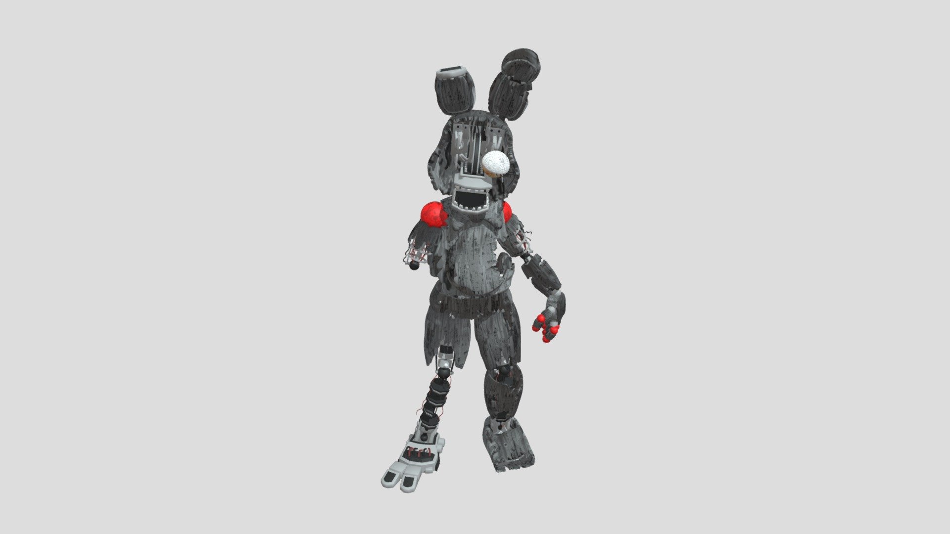 Withered Toy Bonnie - Download Free 3D model by Freddy_Fazbear (@LBSCR ...