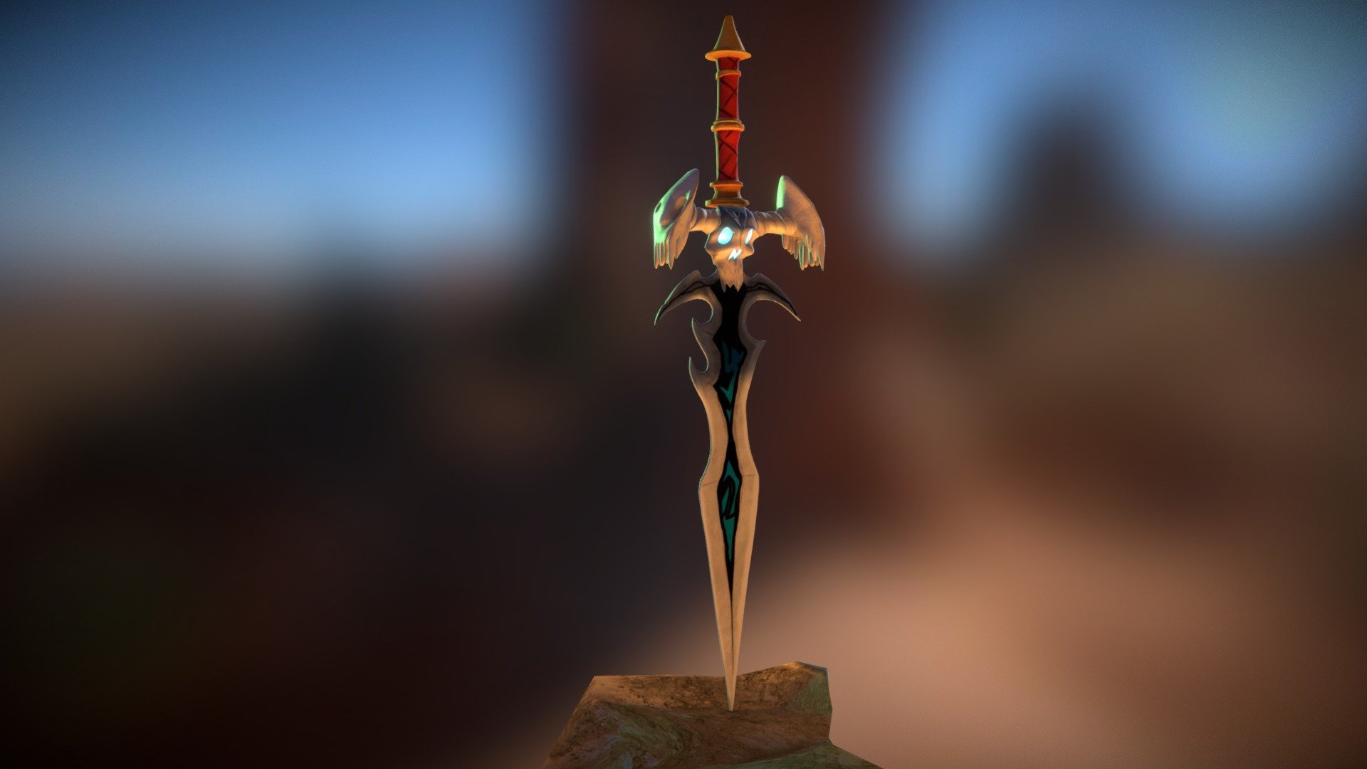 Sword frostmourne rune blade wow - Download Free 3D model by Juan ...