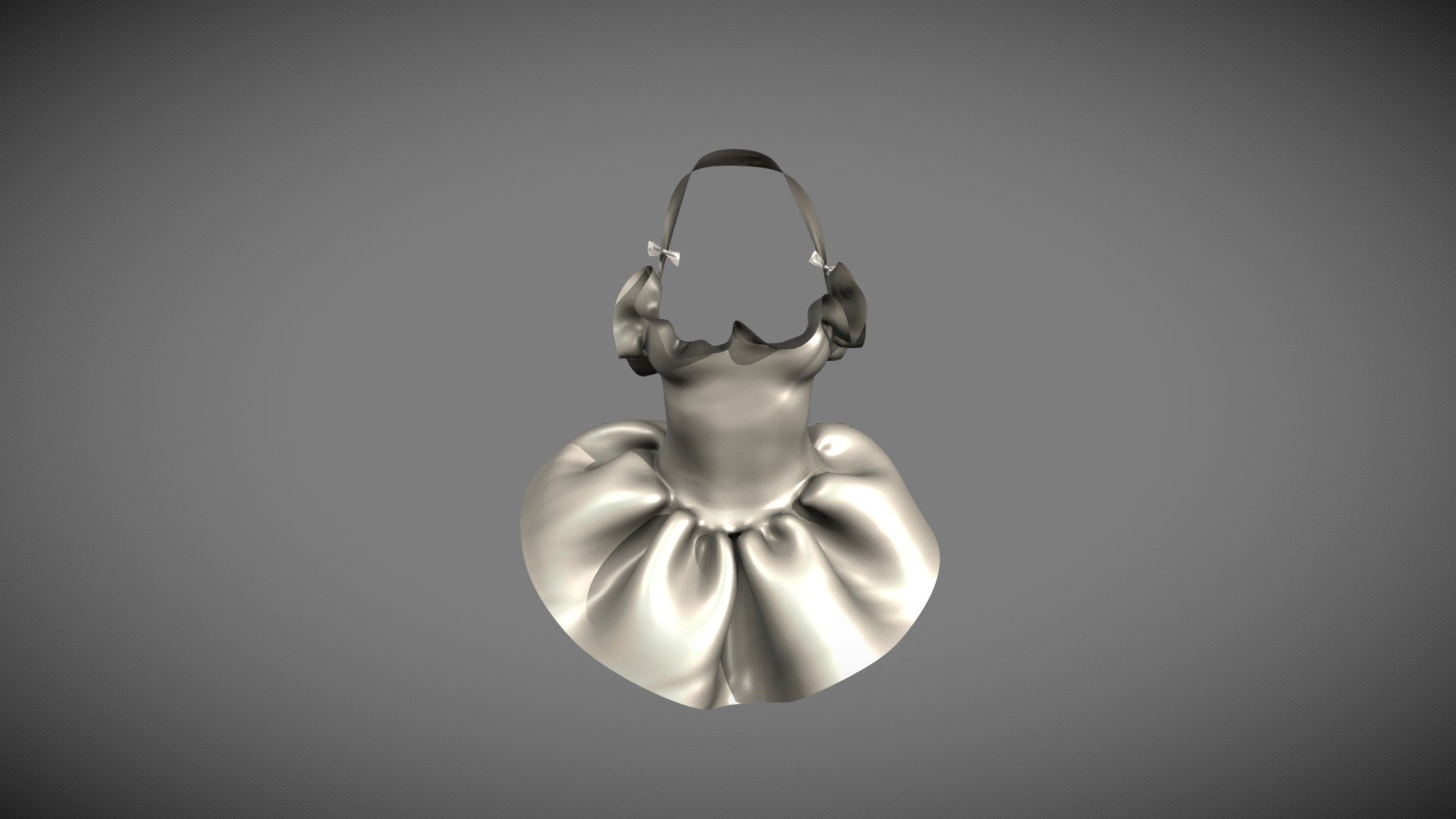Cute Gold Dress Low Poly Mesh - Download Free 3D model by EUTHA_3D ...