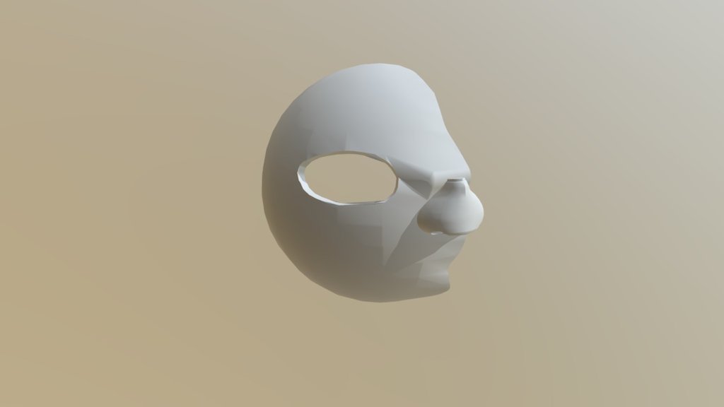 Half Mask - 3D model by demondeye (@FullyGaming) [73aad0a] - Sketchfab