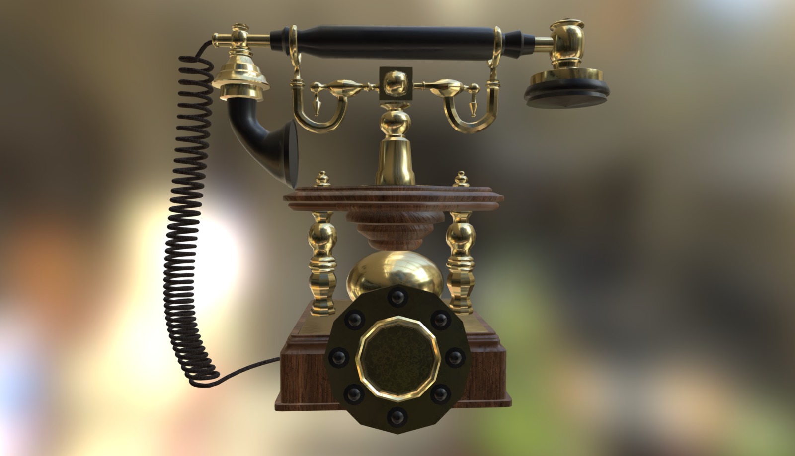 Telephone - 3D model by Vicky Ladouceur (@wifewarrior) [73ab4cb ...