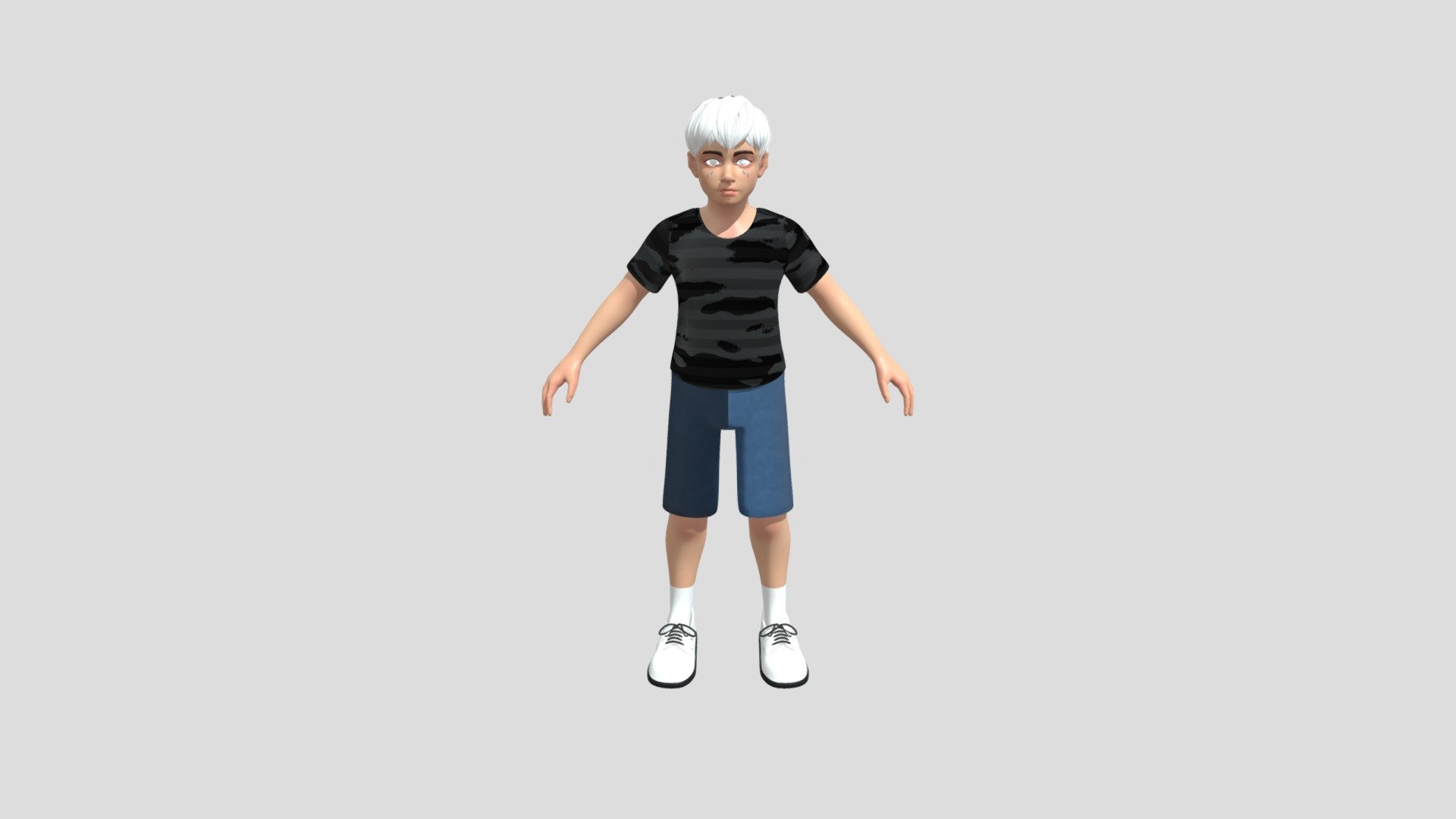 Crying Child - Download Free 3D model by NotSafe [73ac317] - Sketchfab