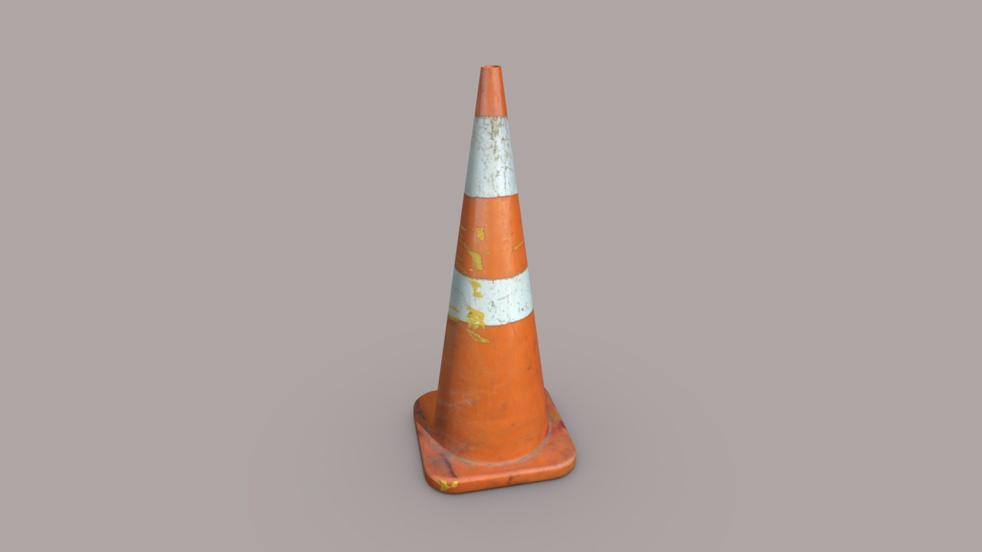 Caution Cone - 3D model by Maggatron (@MaggaModels) [73ac71c] - Sketchfab
