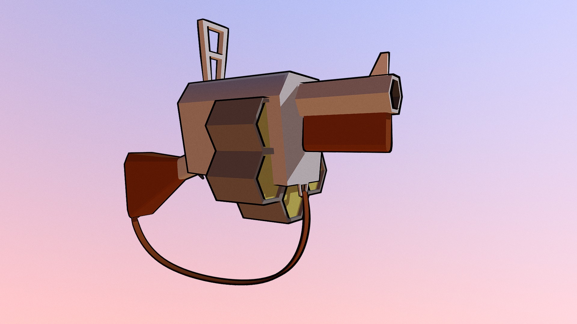 Stylized Grenade Launcher - 3D model by beague (@benteague27) [73ad16f ...