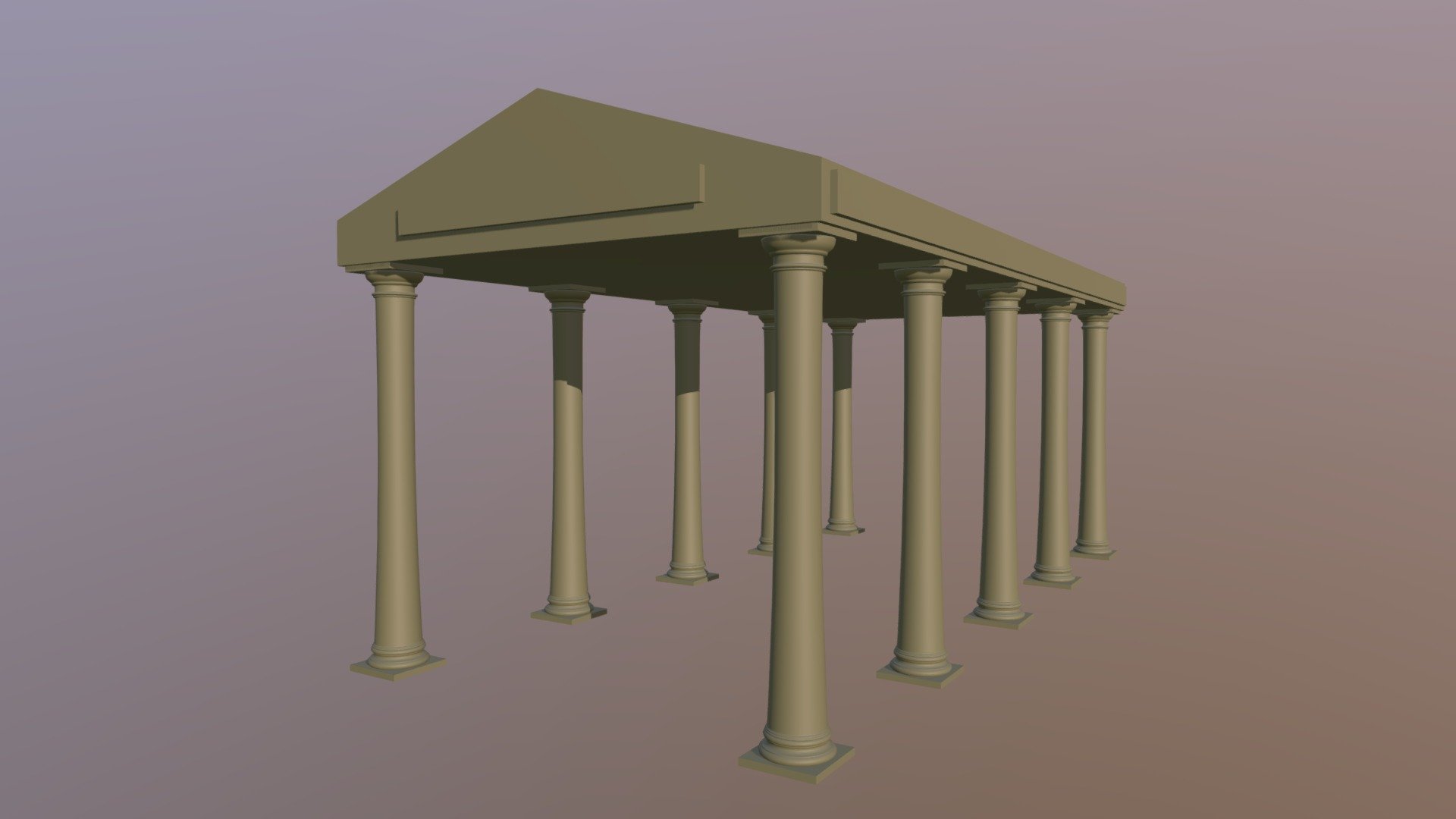 pillar doric - Download Free 3D model by ezwang [73adb3d] - Sketchfab