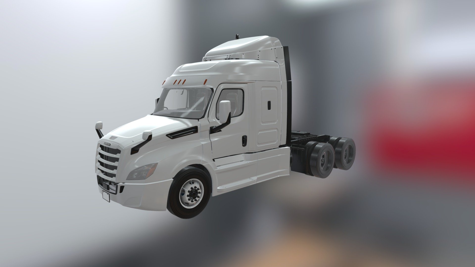 Freightliner Cascadia for User the7express - 3D model by 3dcar_models ...