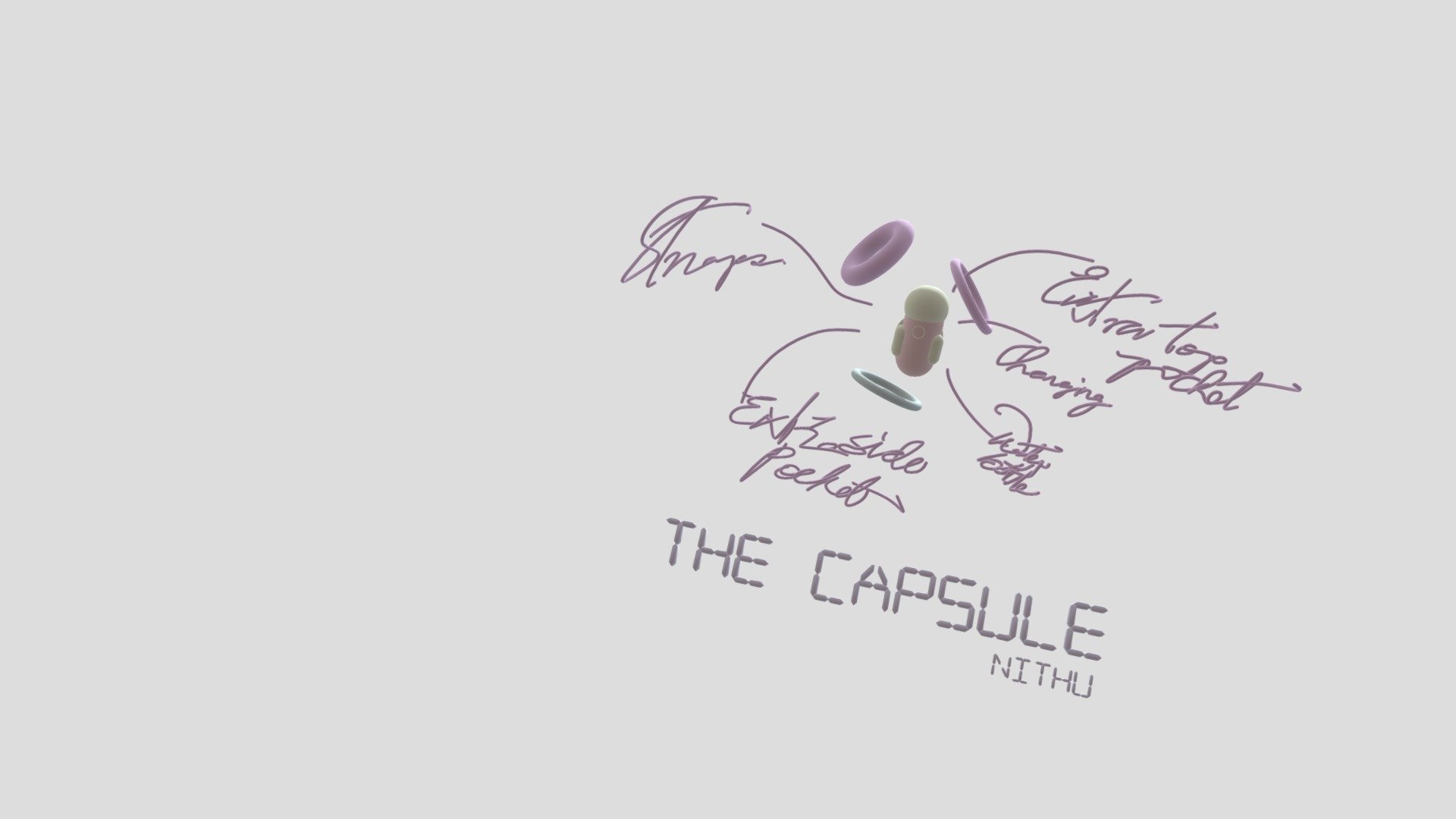 A capsule bag - 3D model by VR360 (@resart) [73b04cd] - Sketchfab
