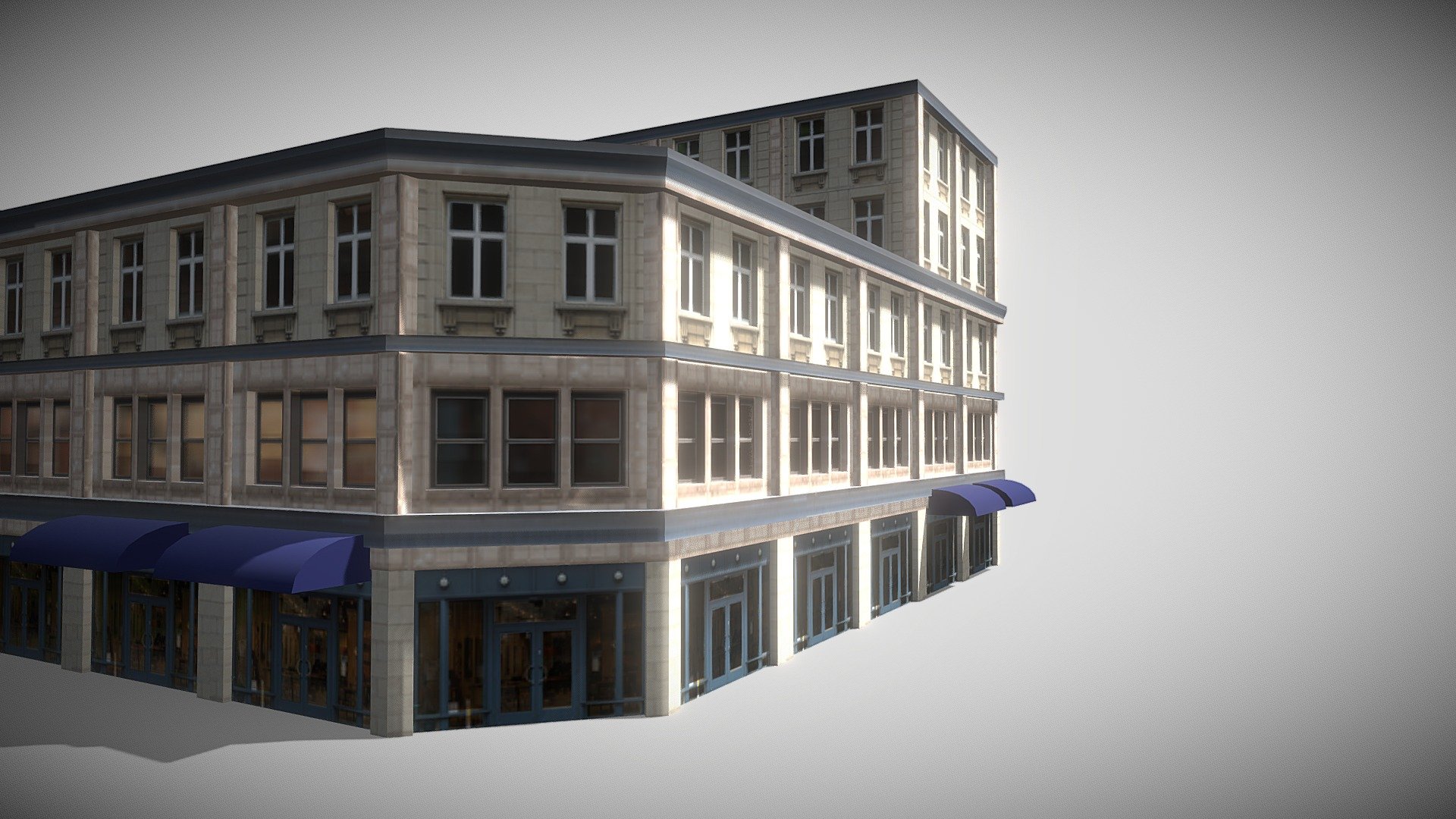 Game ready building 5 - Download Free 3D model by ModelMaker ...