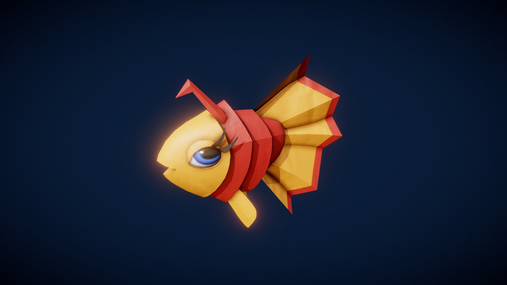 Small Paper Fish - 3D model by Artur Jones (@arturjones) [73b2796 ...