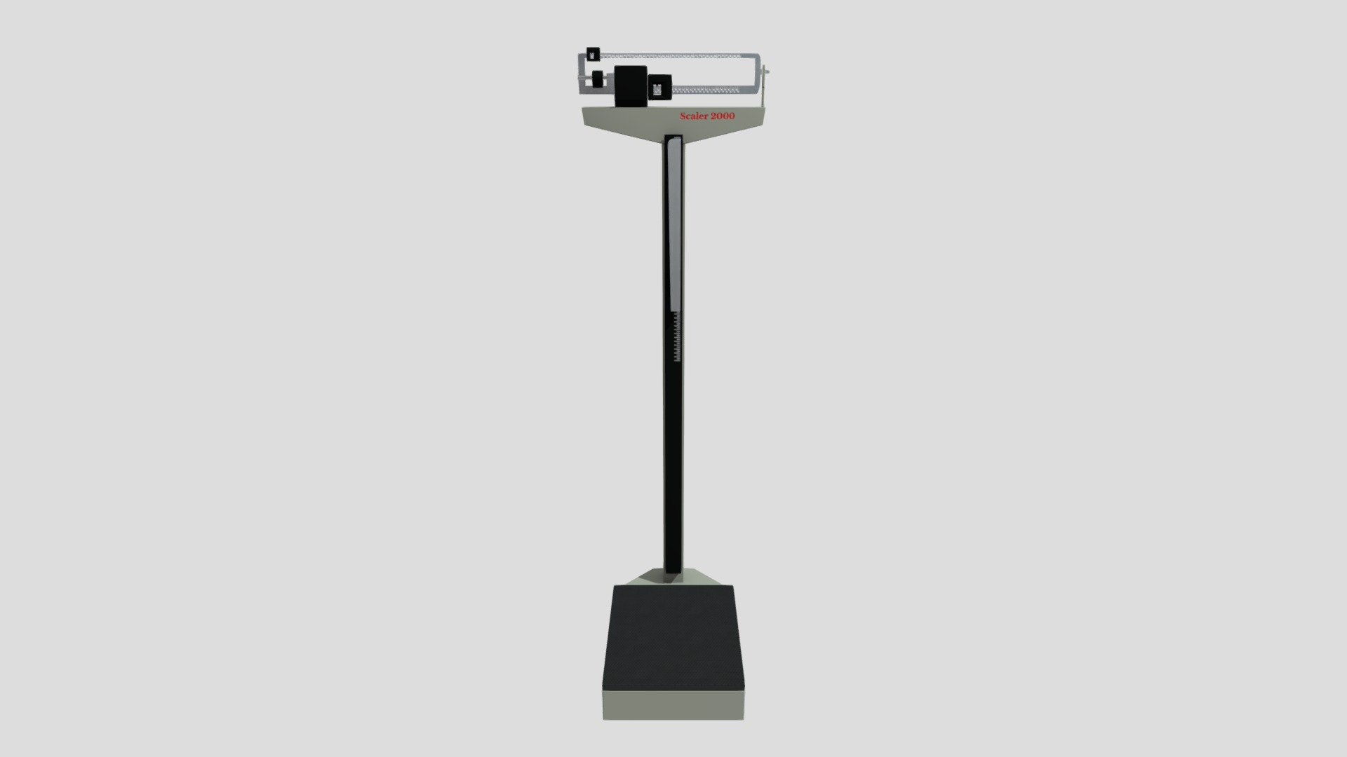 Height and Weight Scale. - 3D model by fisher3d [73b31a0] - Sketchfab
