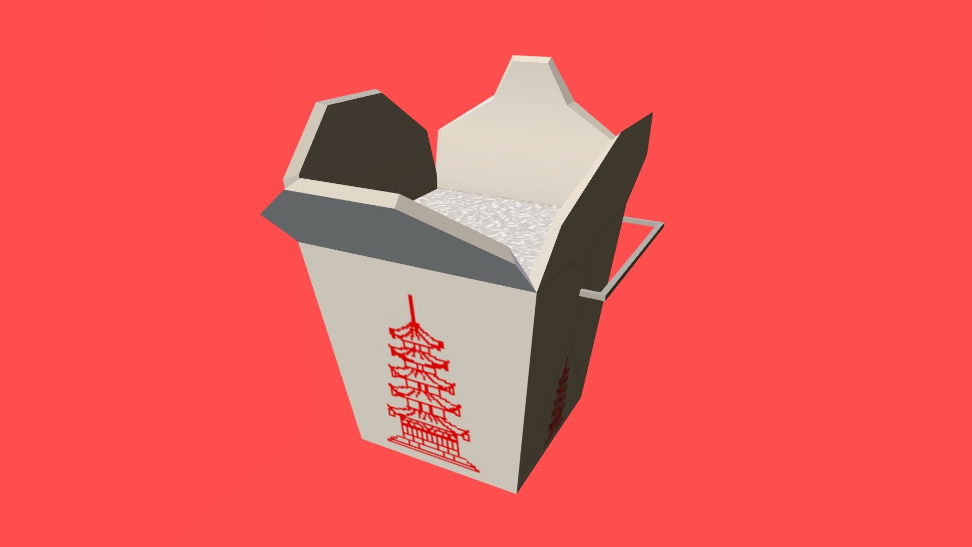Takeout Box - 3D model by dreamparacite [73b3b3e] - Sketchfab