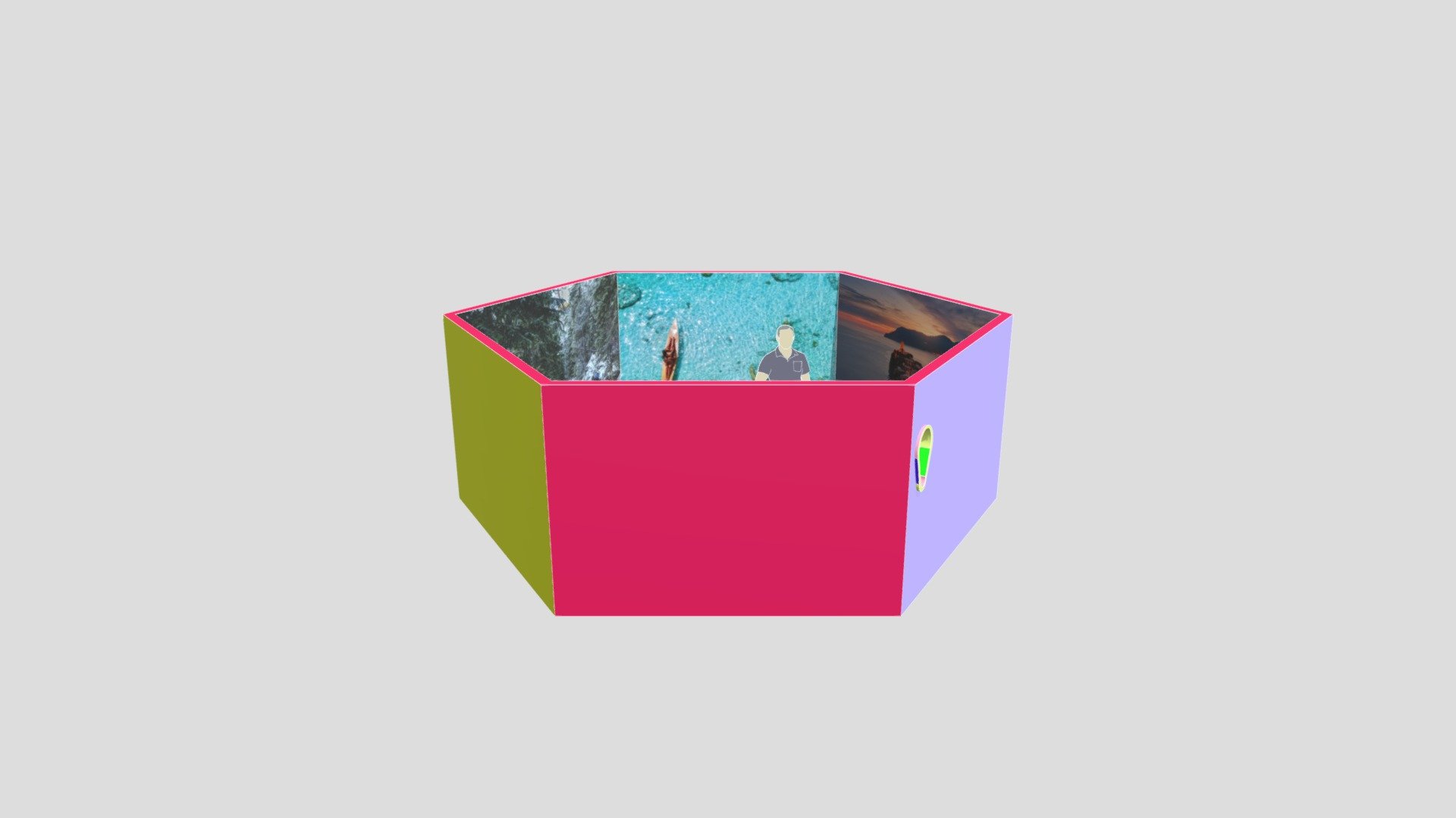 Hex Room Example - 3D model by trickmachine [73b553b] - Sketchfab