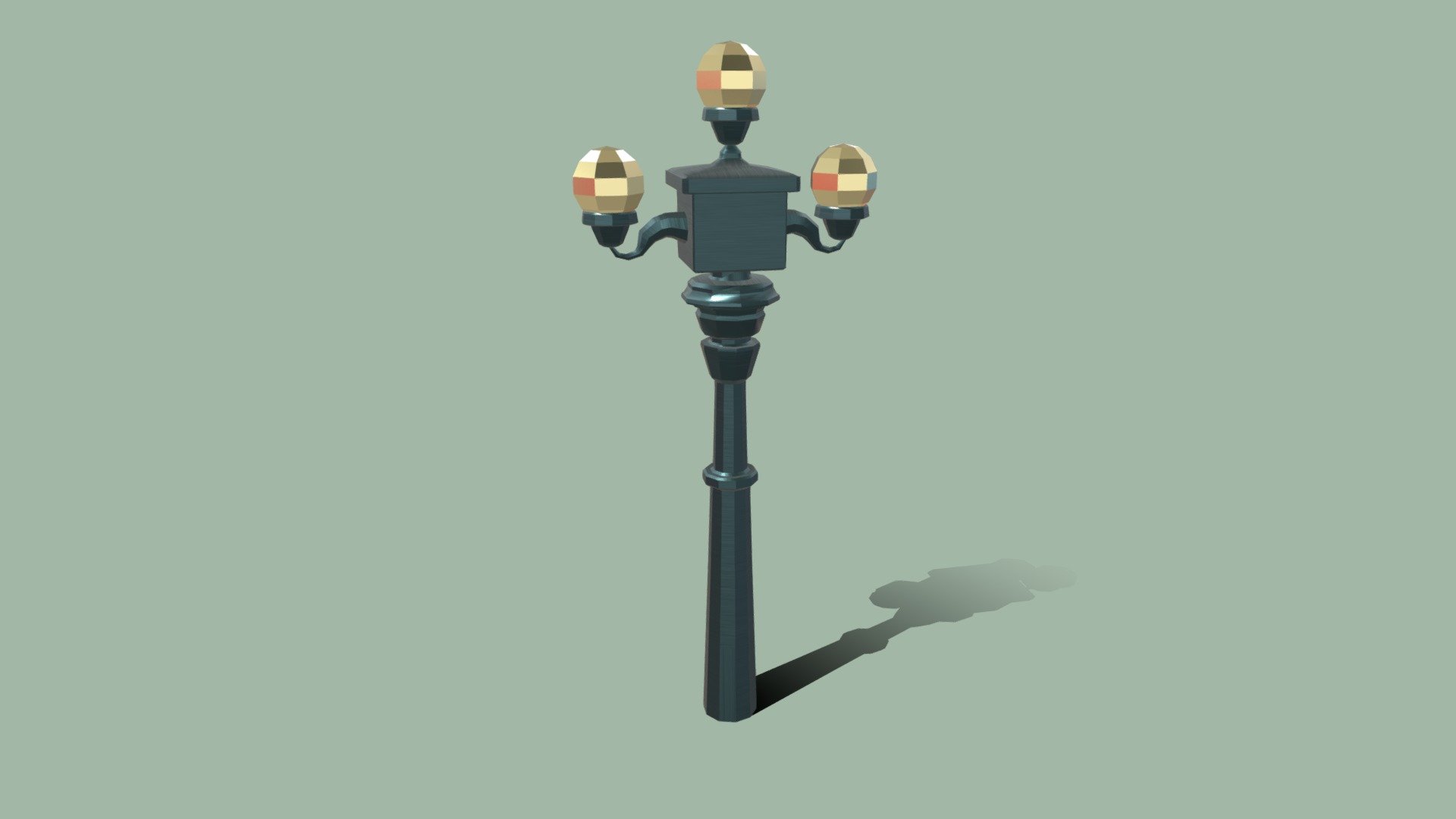Disneyland Streetlamp - 3D model by imthinkinpasta [73b6a6f] - Sketchfab