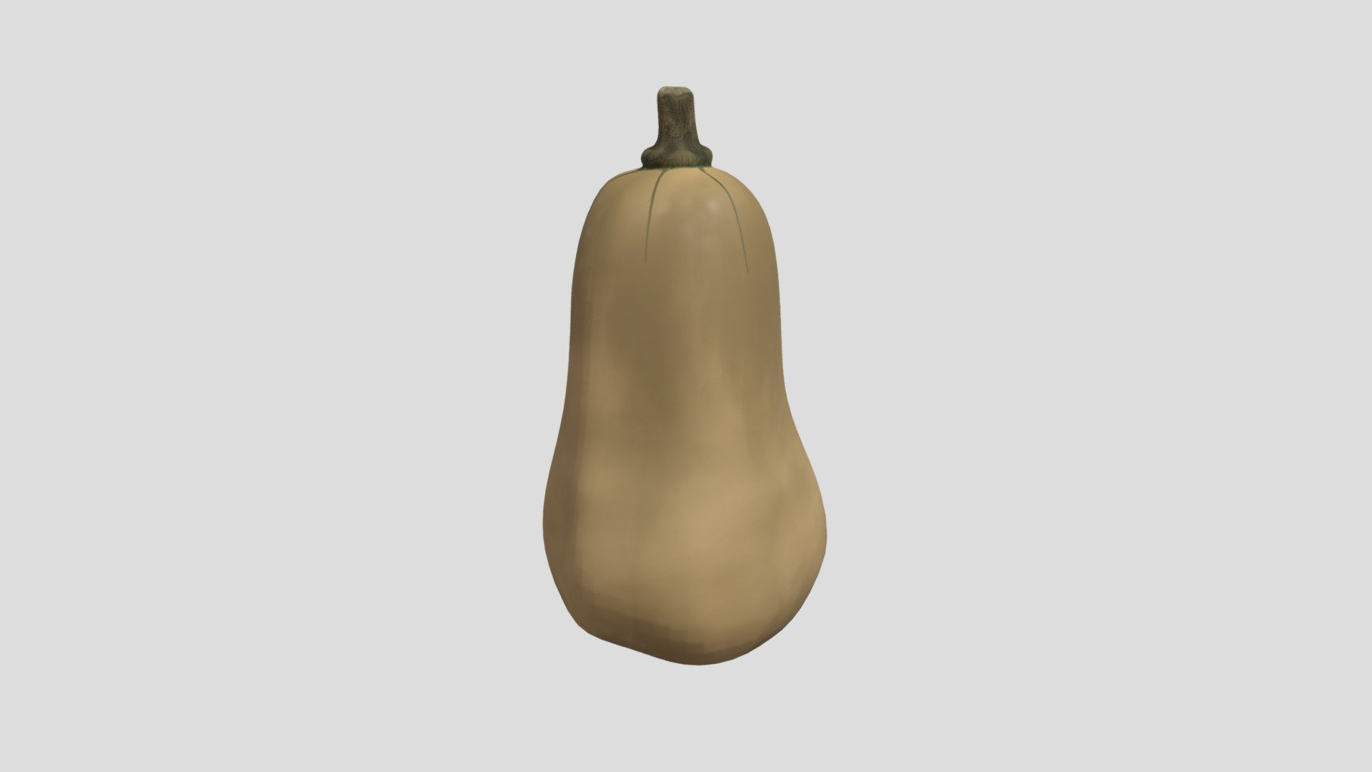 Butternut Squash - 3D model by amsiu [73b6daf] - Sketchfab