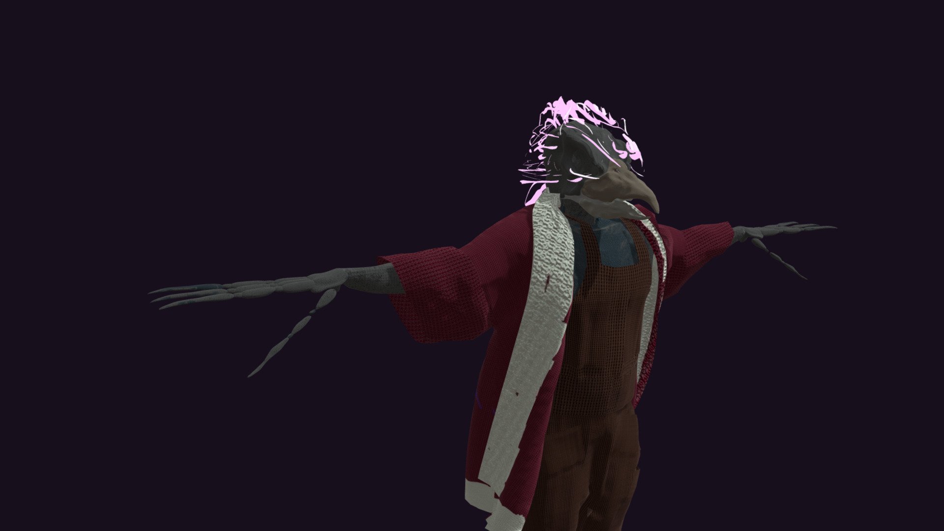 Jack_daw_Color - 3D model by Victor Alberti (@victoralip) [73b8412 ...