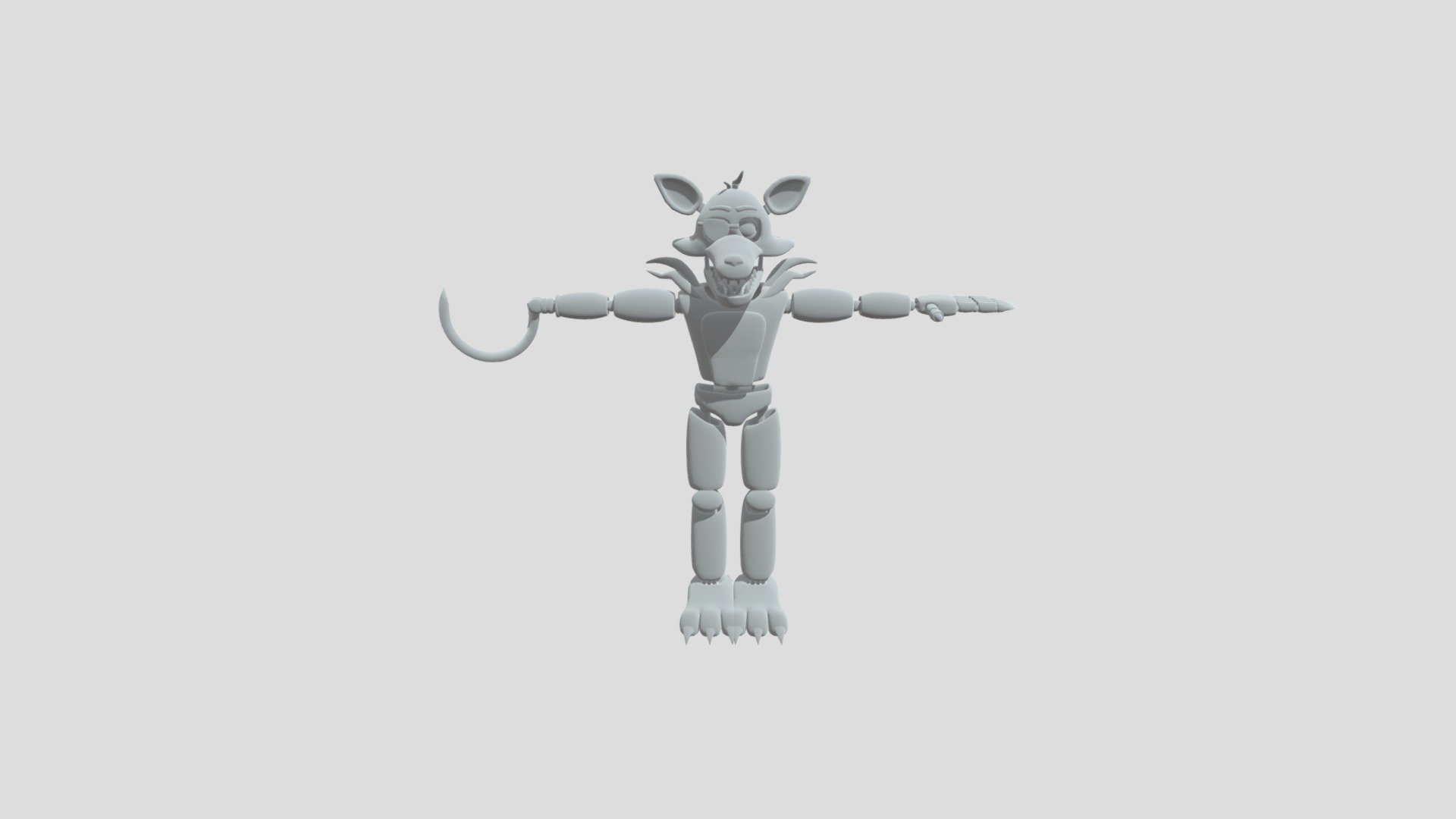 Fixed Grimm Foxy by Fozfur Detebt6 - Download Free 3D model by ...