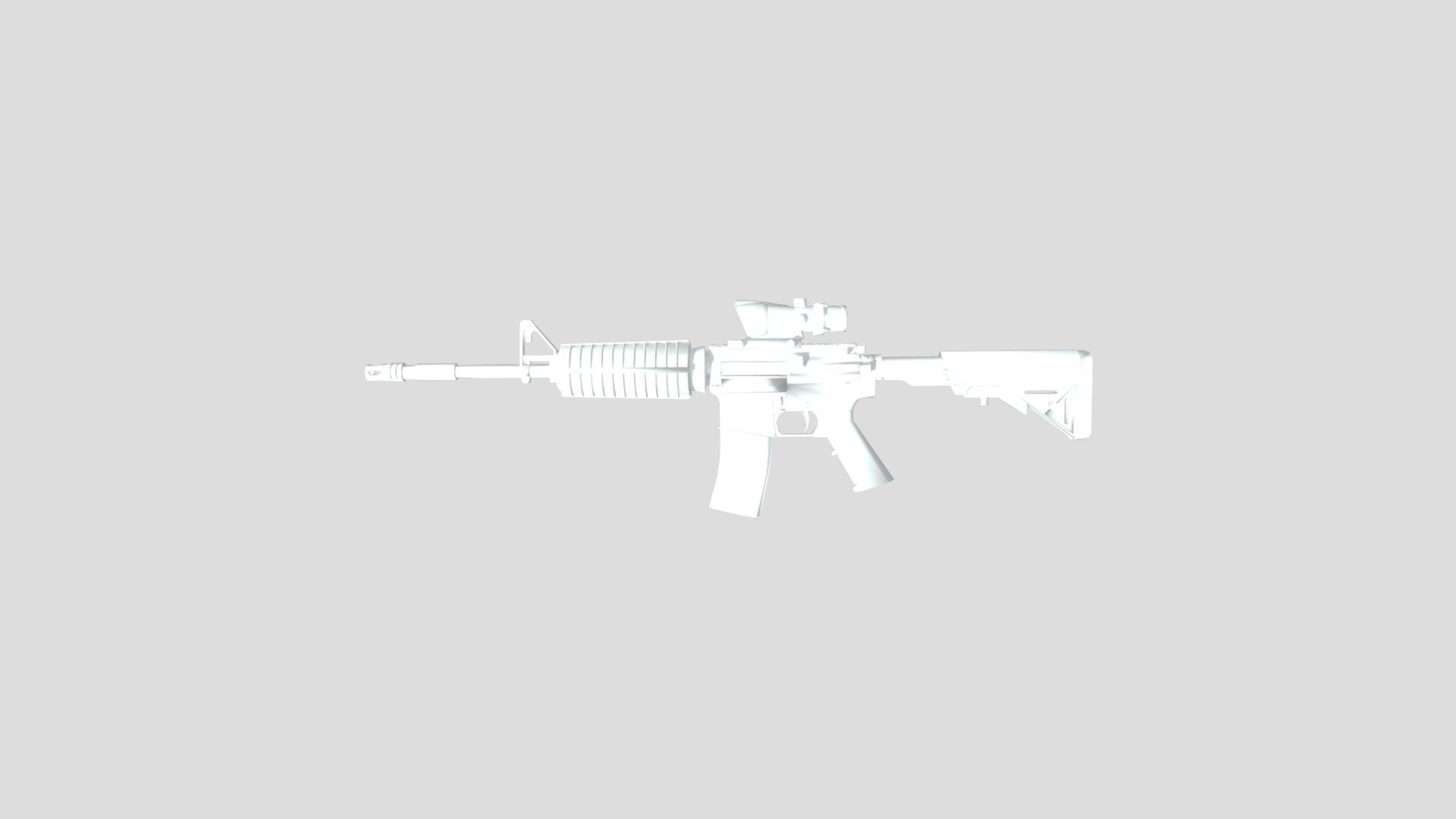SCP: CB Multiplayer Reborn M4A1 - Download Free 3D model by Choc Gun ...