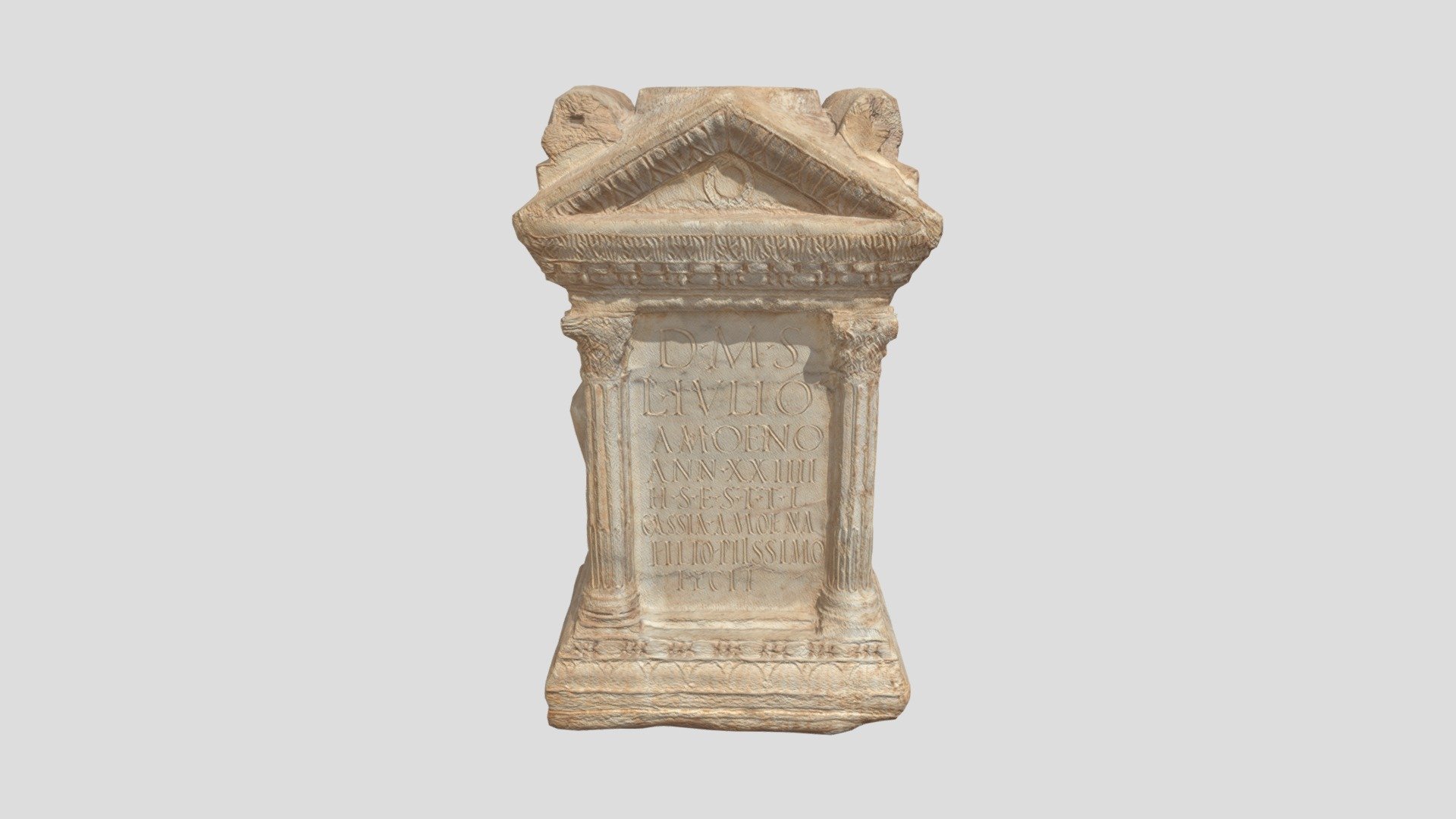 Roman Grave Stone - Download Free 3D model by Actual360production ...