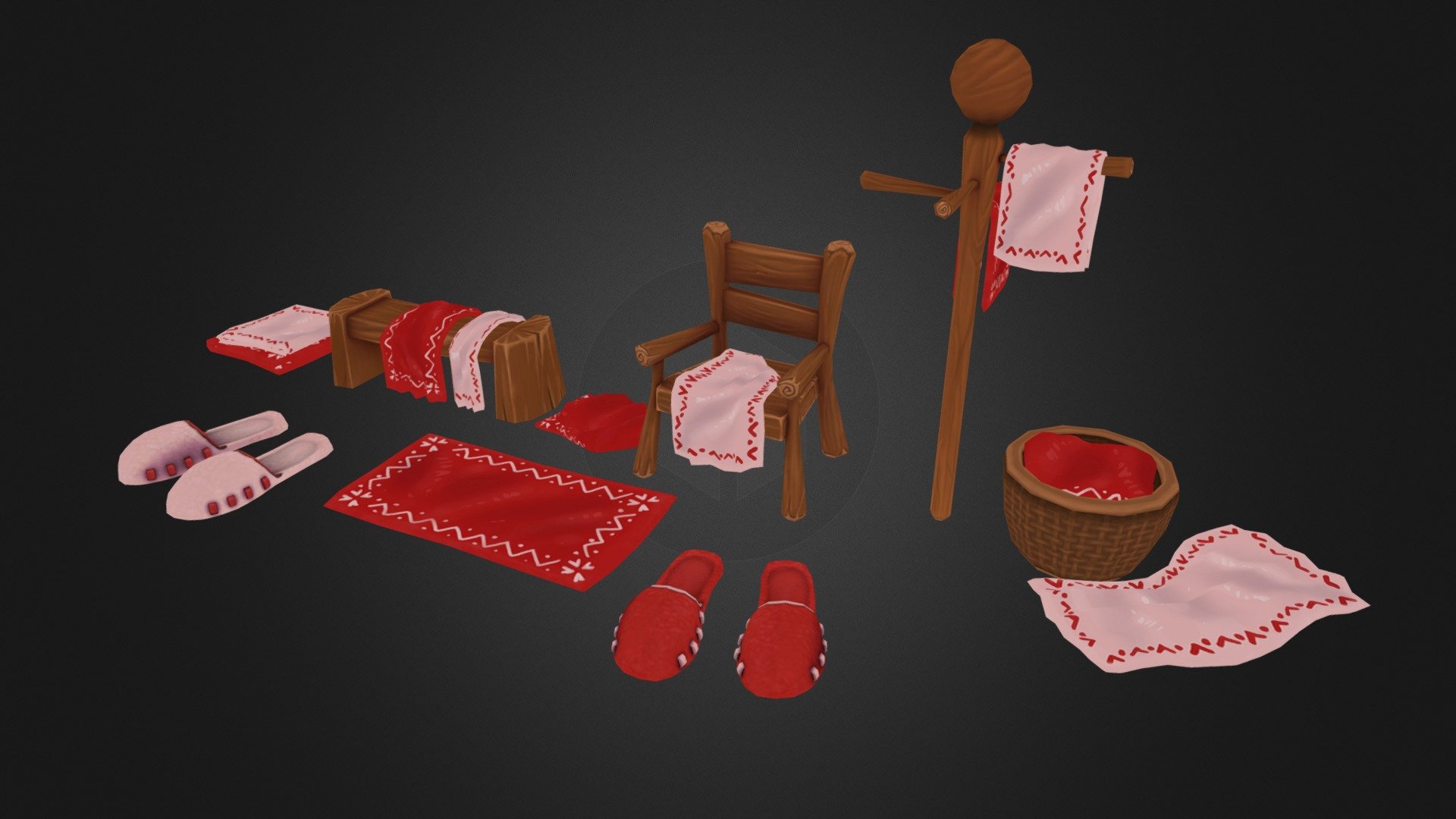 Hot Springs Resort Assets - 3D model by Jasper Rubino (@jasperrubino ...