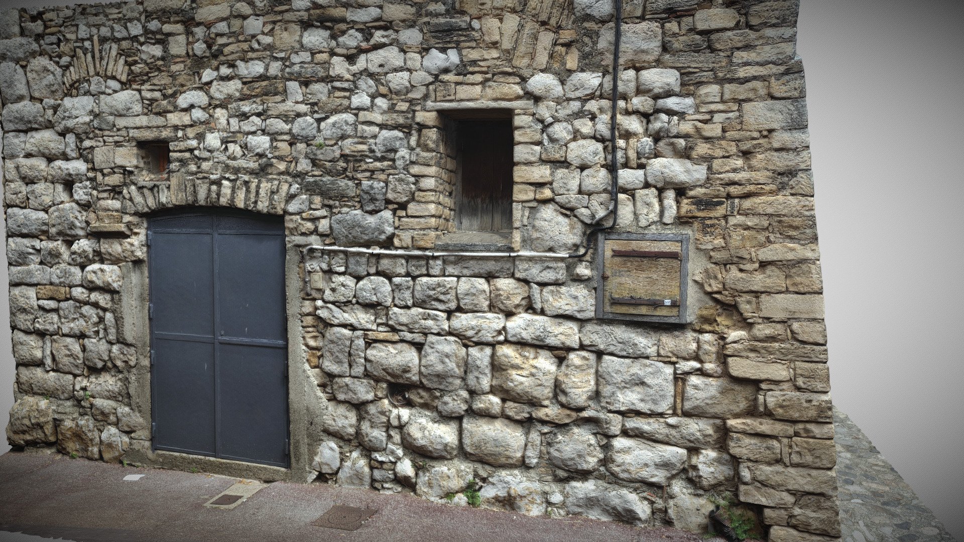 Stone Building Corner highpoly - Buy Royalty Free 3D model by Nayelios ...